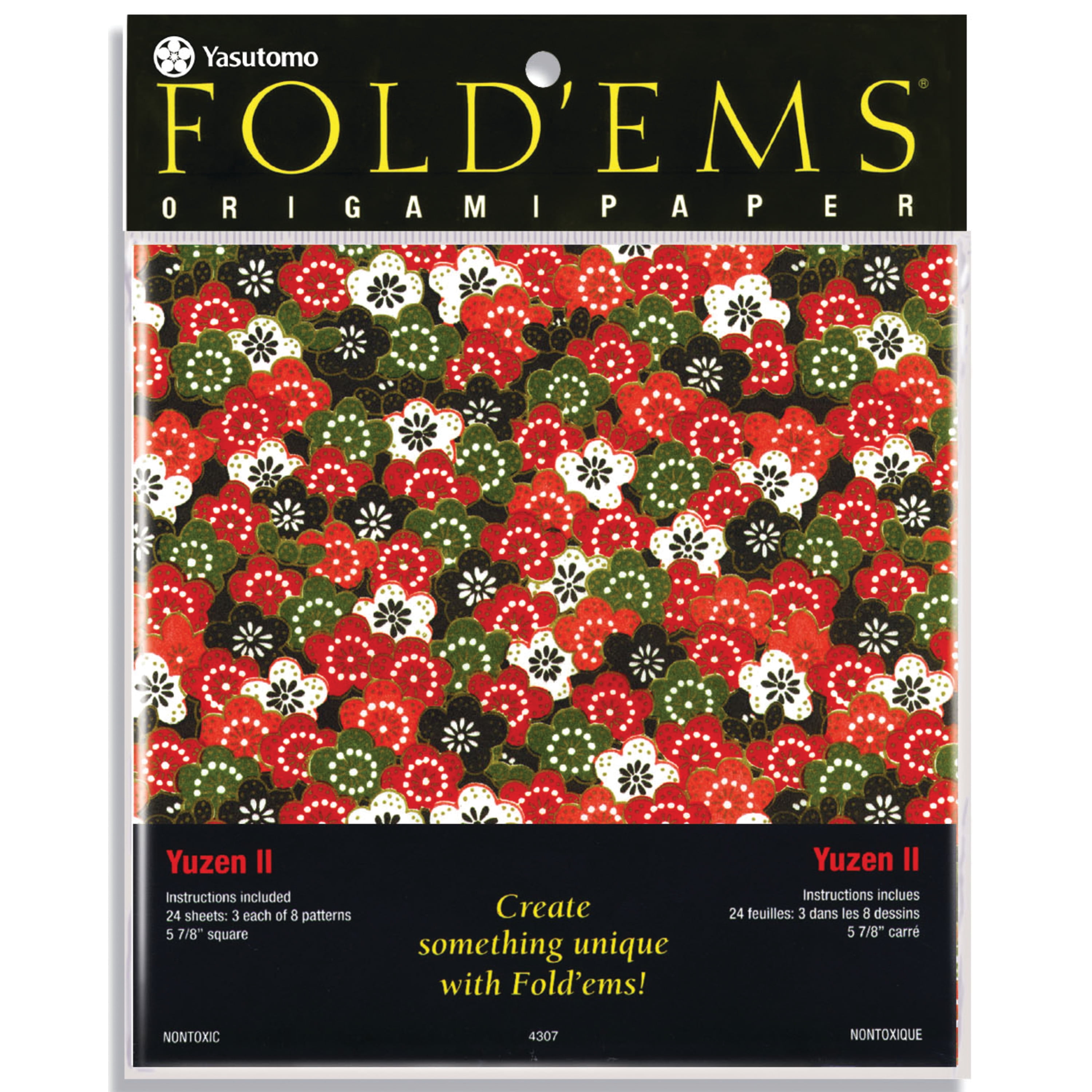 Yasutomo Yuzen II Origami Paper, 5-7/8" - Walmart.com