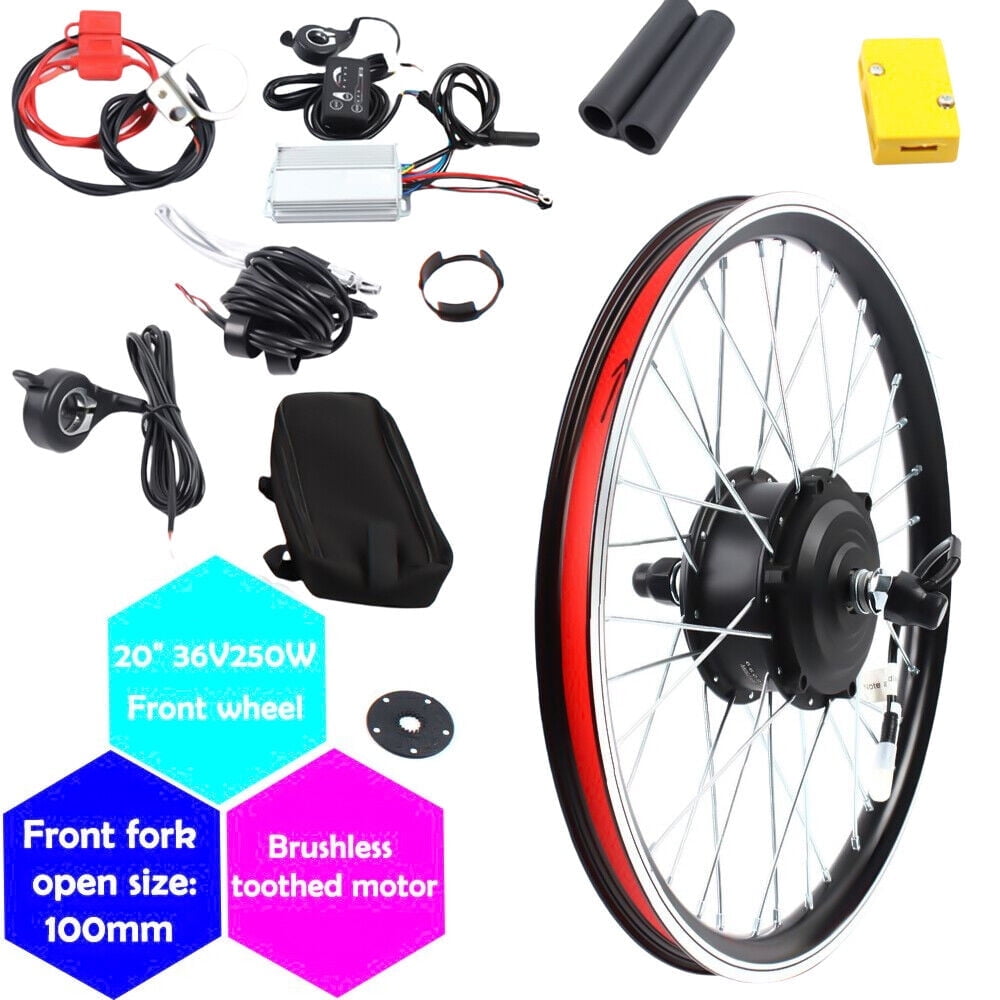 Yataoval 20" Front/Rear Wheel Hub Electric Bike Conversion Kit, 36V ...