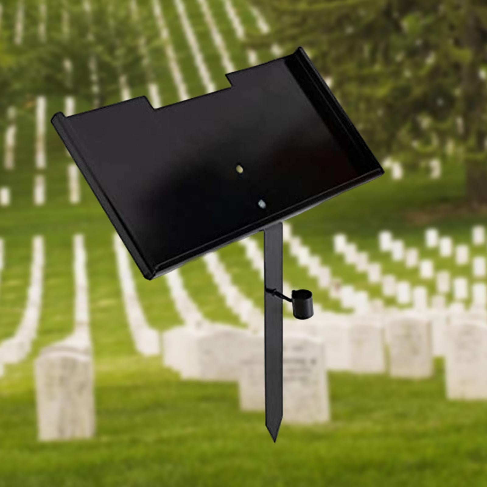 Yataoval Grave Marker Stand Memorial Plaques Sturdy Gravesite Cemetery ...