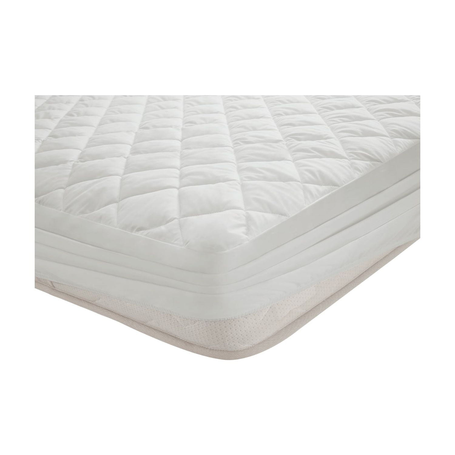 Yatas Bedding Suprelle 95 59 x 79" Cotton Queen Mattress Protector in ...