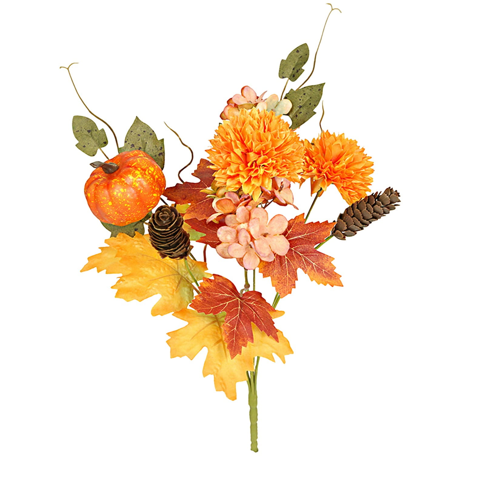 Yatlte Artificial Maple Leaves Branches - Halloween Decor, Realistic ...