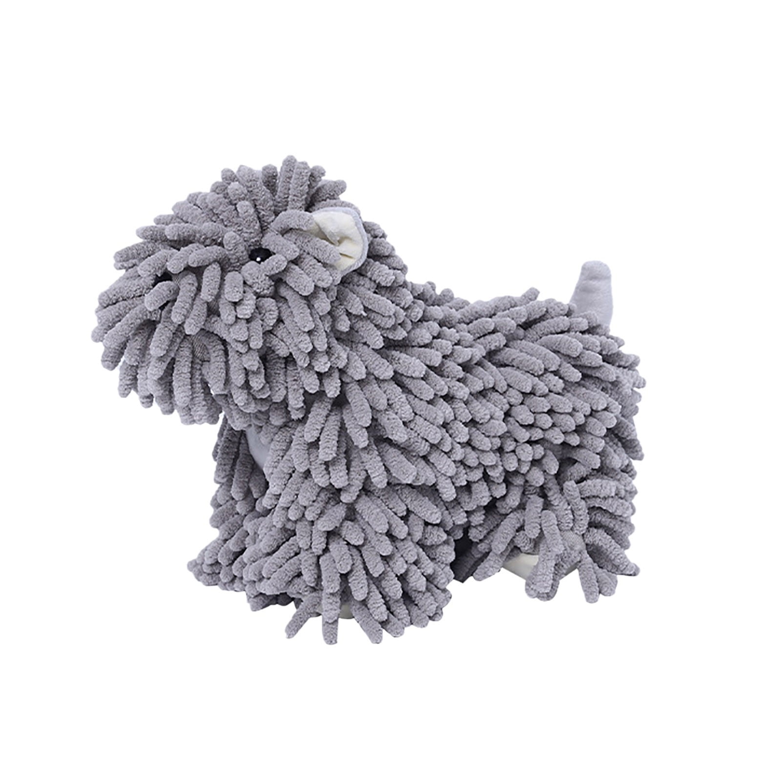 Yatlte Chenille Hand Towel, Cute Cartoon Dog Plush Fuzzy Ball Hand ...