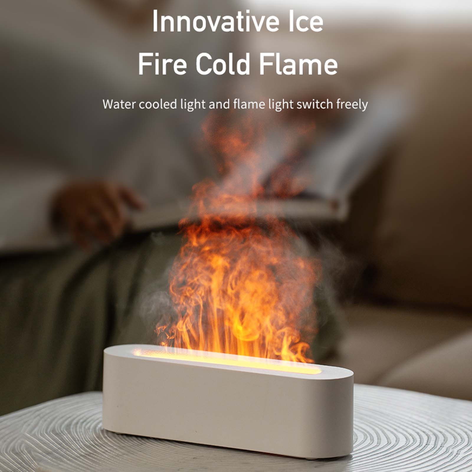 Yatlte Colorful Flame Air Aroma Diffuser Humidifier - Walmart.com