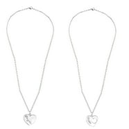 ChicSilver Sterling Silver Heart Necklace with November Yellow Topaz, Perfect Mom Gift - Walmart.com