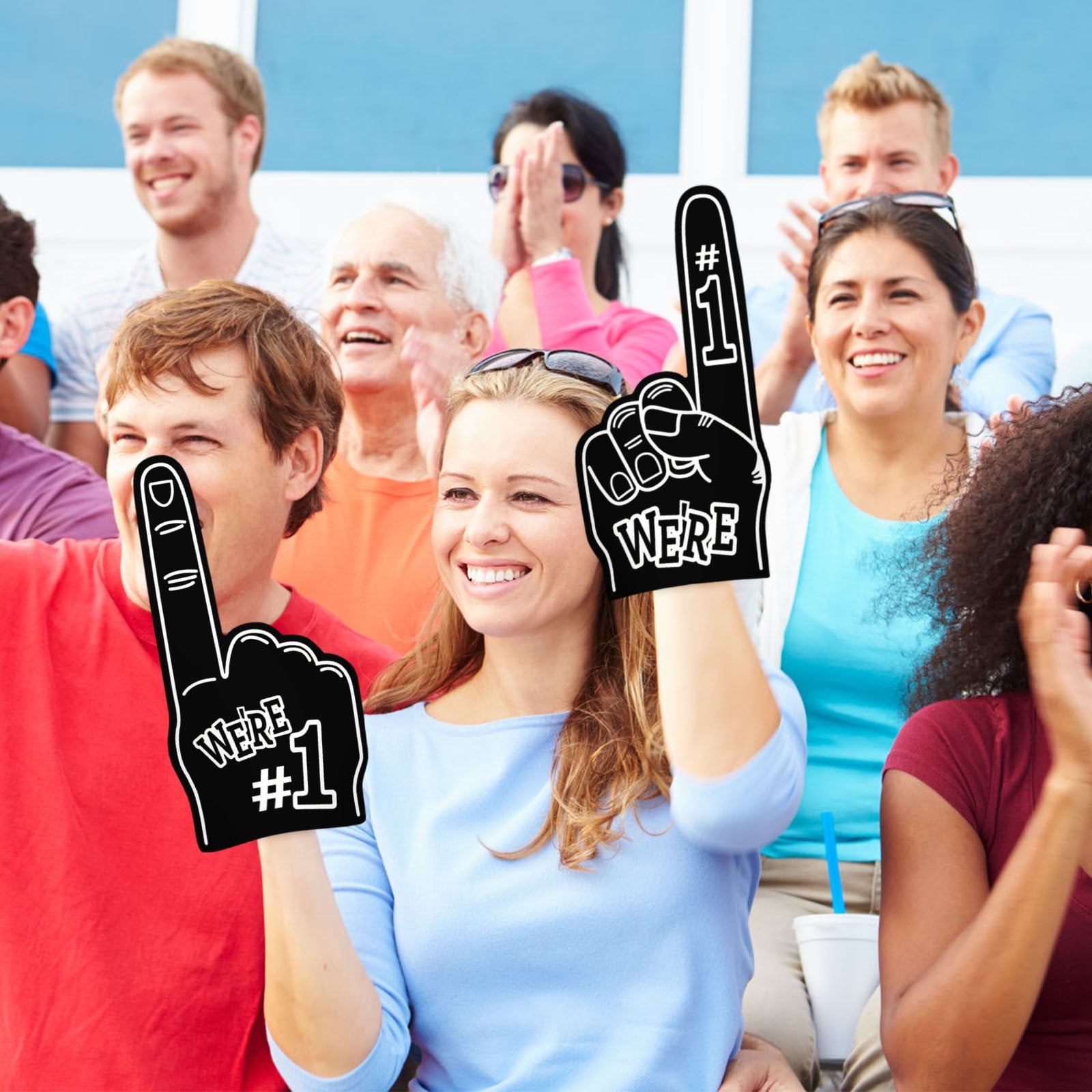 Yatlte Giant Foam Finger, We're Number 1 Foam Hand 18 Inch Baseball ...