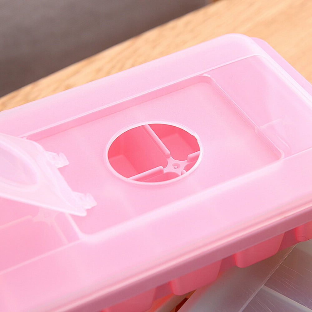 Yatlte Ice Cube Tray with Lid and Bin, for Chilling Drinks and Juices ...
