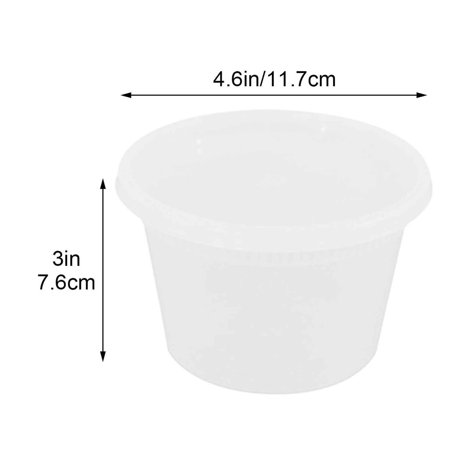 Yatlte Jello Cups with Lids, 50 pack Disposable Souffle Cups with Lids ...