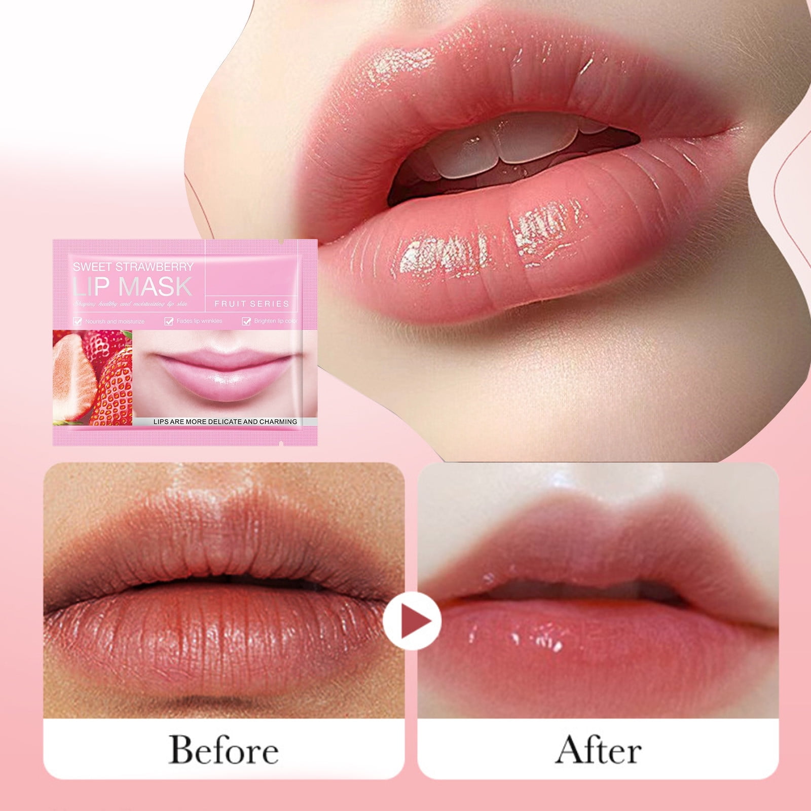 Yatlte Lip Mask Under Eye Masks Patches, Crystal Collagen Hydrating ...