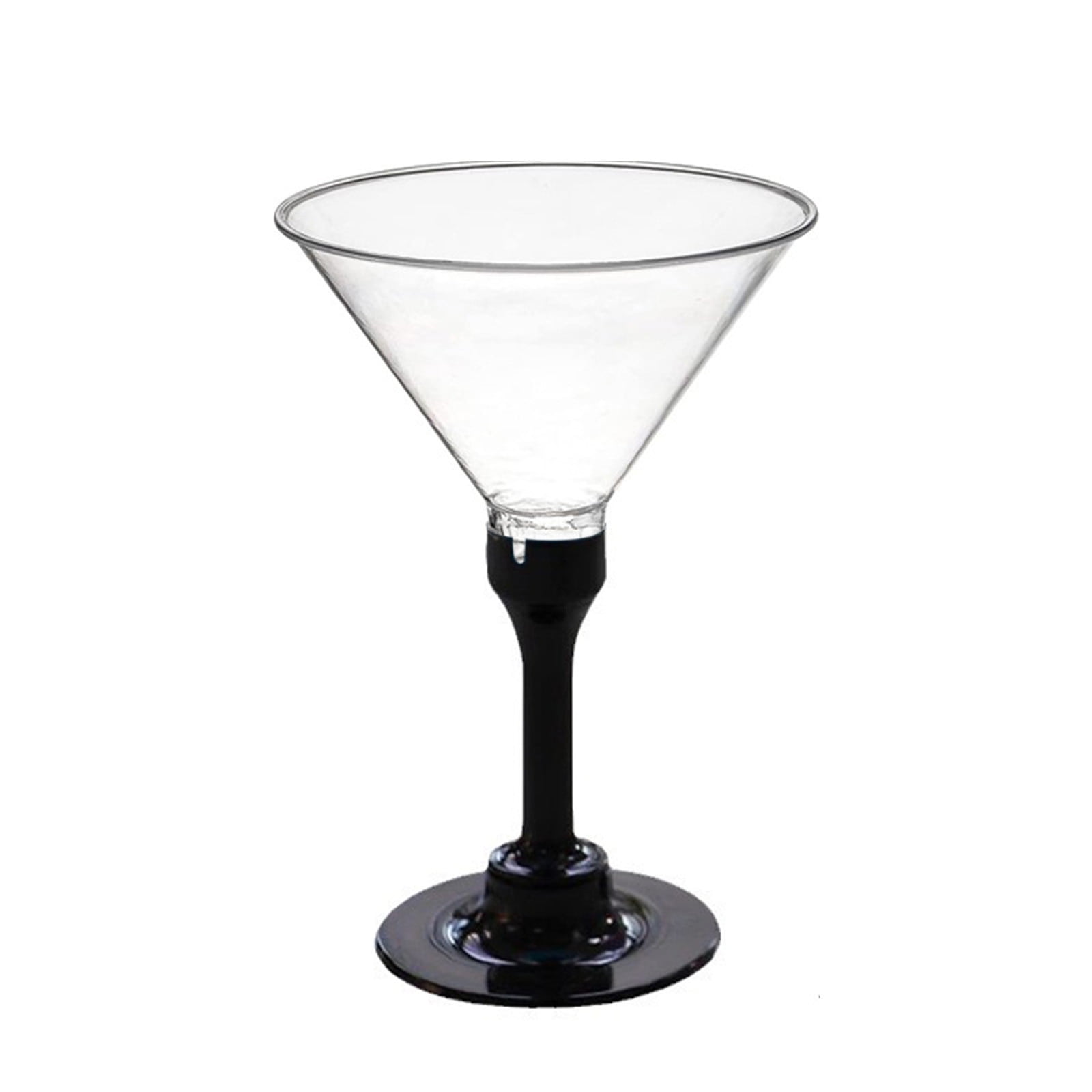 Yatlte Plastic Martini Glasses, Disposable Cocktail Glasses, Reusable ...