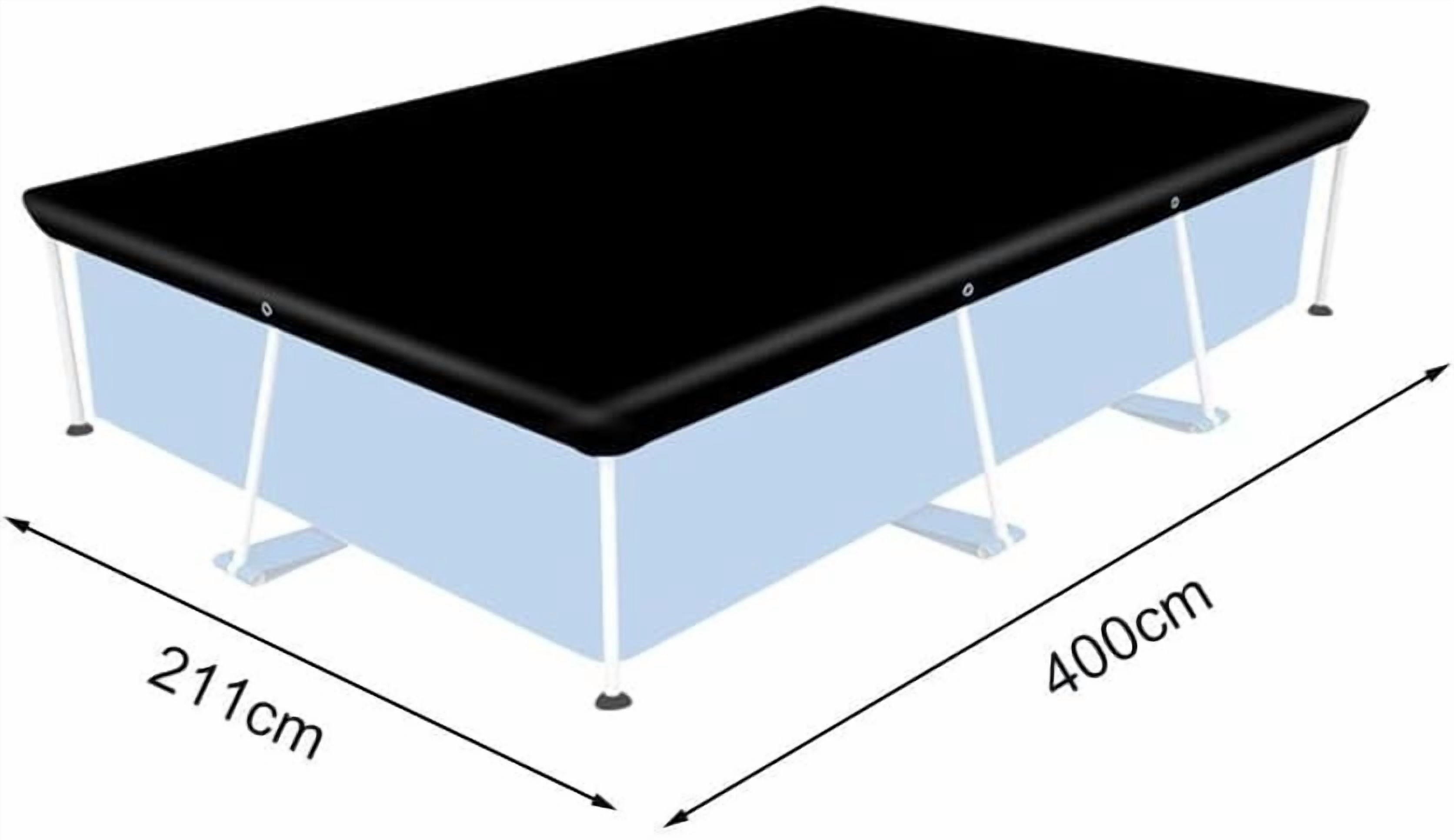 Yatlte Rectangular Pool Cover Drawstring, 420D Swimming Pool Cover for ...