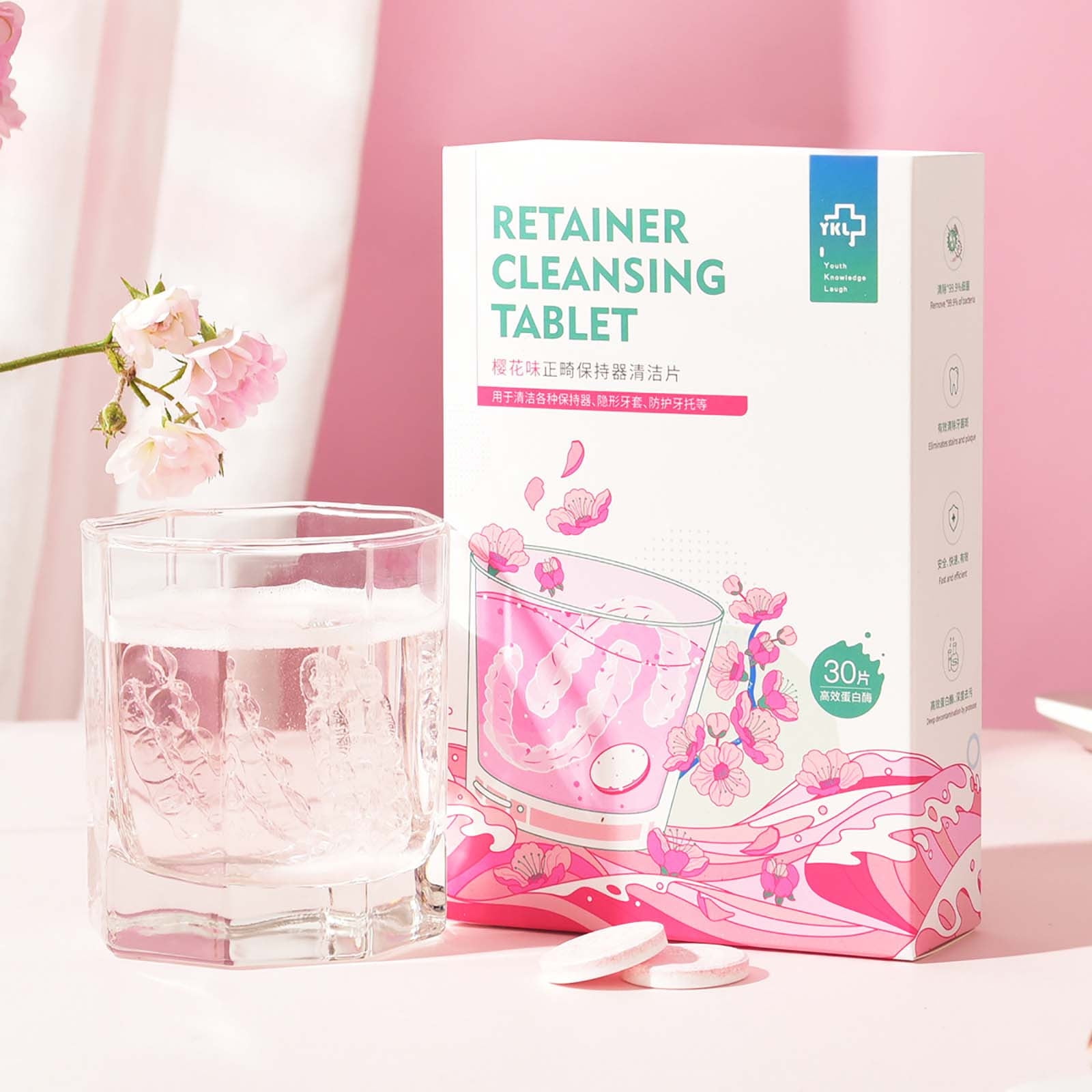Yatlte Retainer Cleaner Tablets - Invisalign & Denture Cleaning Tablets ...