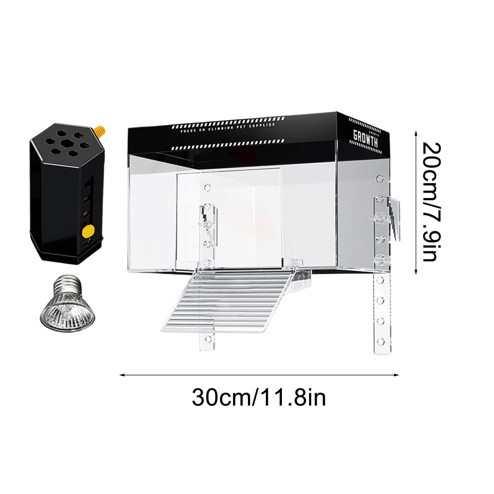 Yatlte Small Turtle Tank, Upgraded Turtle Basking Platform & Dock, Non-Slip Surface & Easy-Climb ...