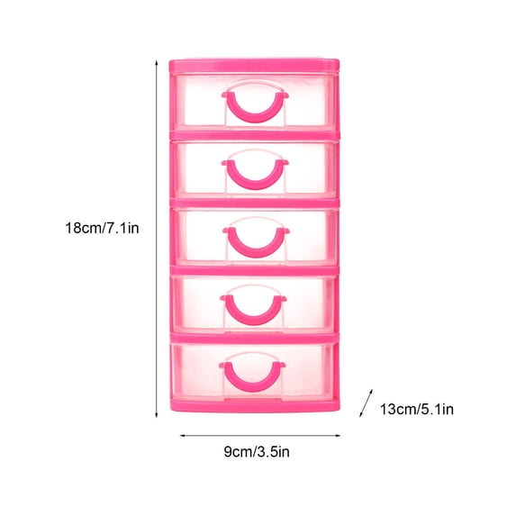 Yatlte Storage Drawer, Plastic Drawers Multifunctional Desktop Storage ...