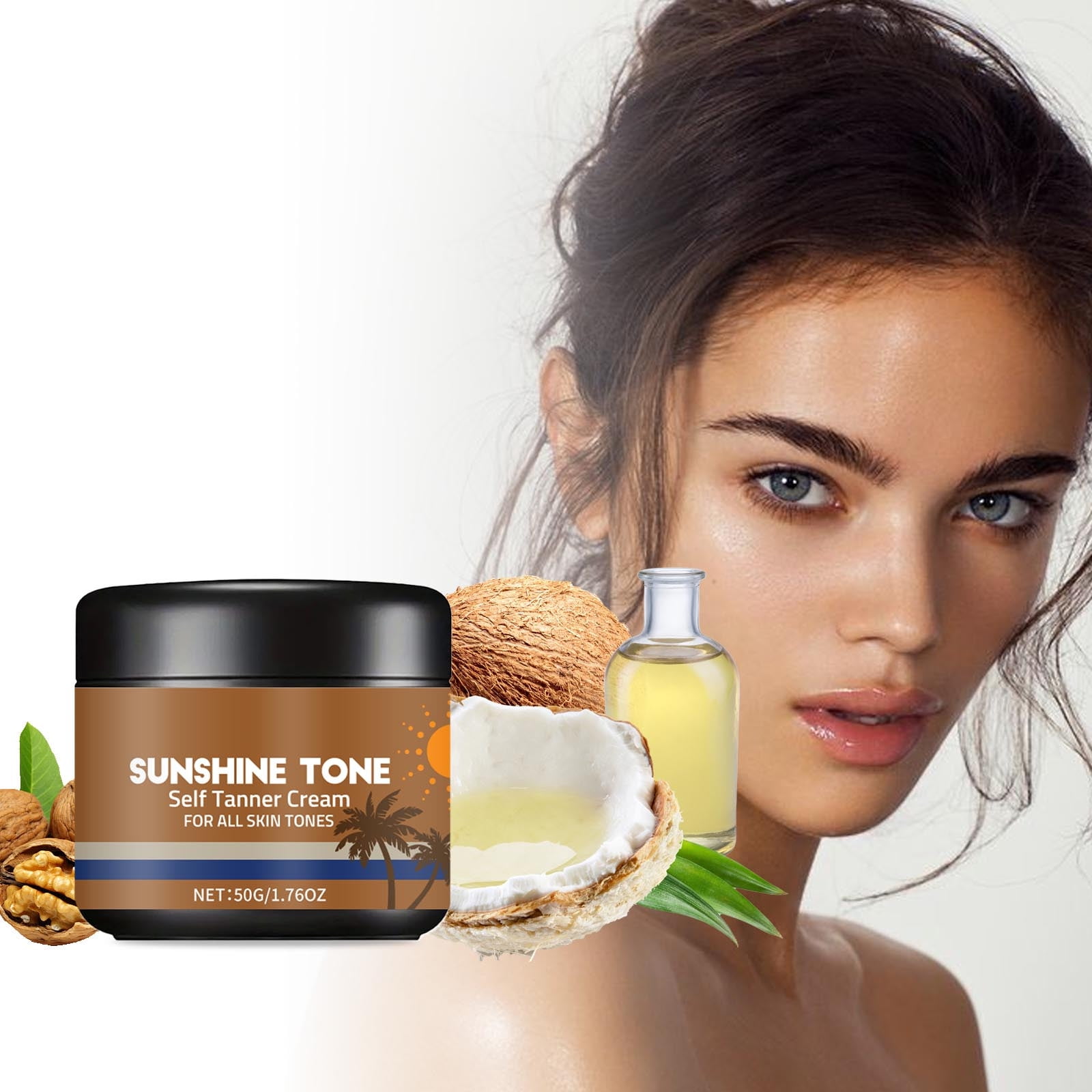 Yatlte Tan Accelerator Cream 50ml - Fast Bronzer for Outdoor/Indoor ...