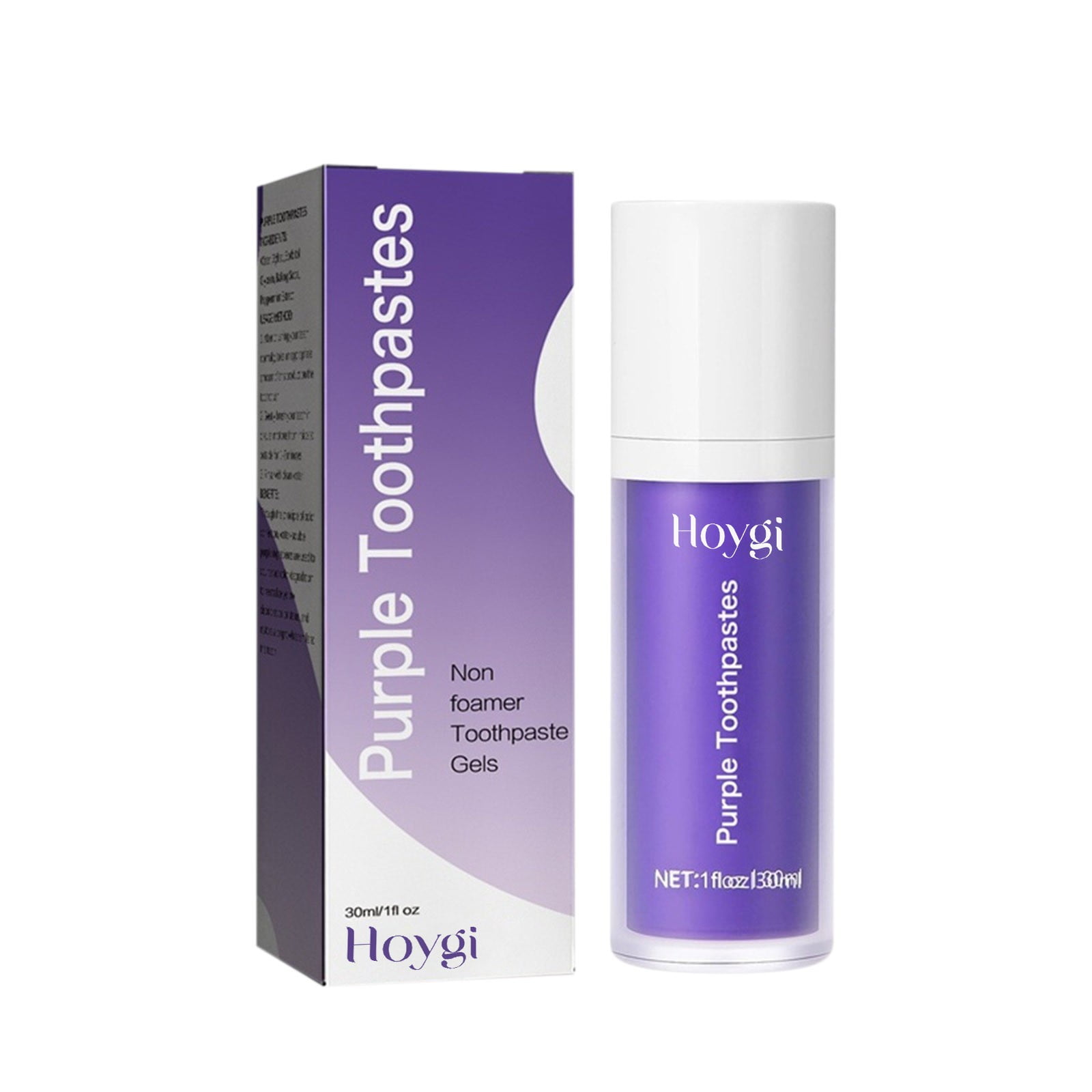 Yatlte Teeth whitening, Purple Toothpaste for Teeth whitening, Purple ...