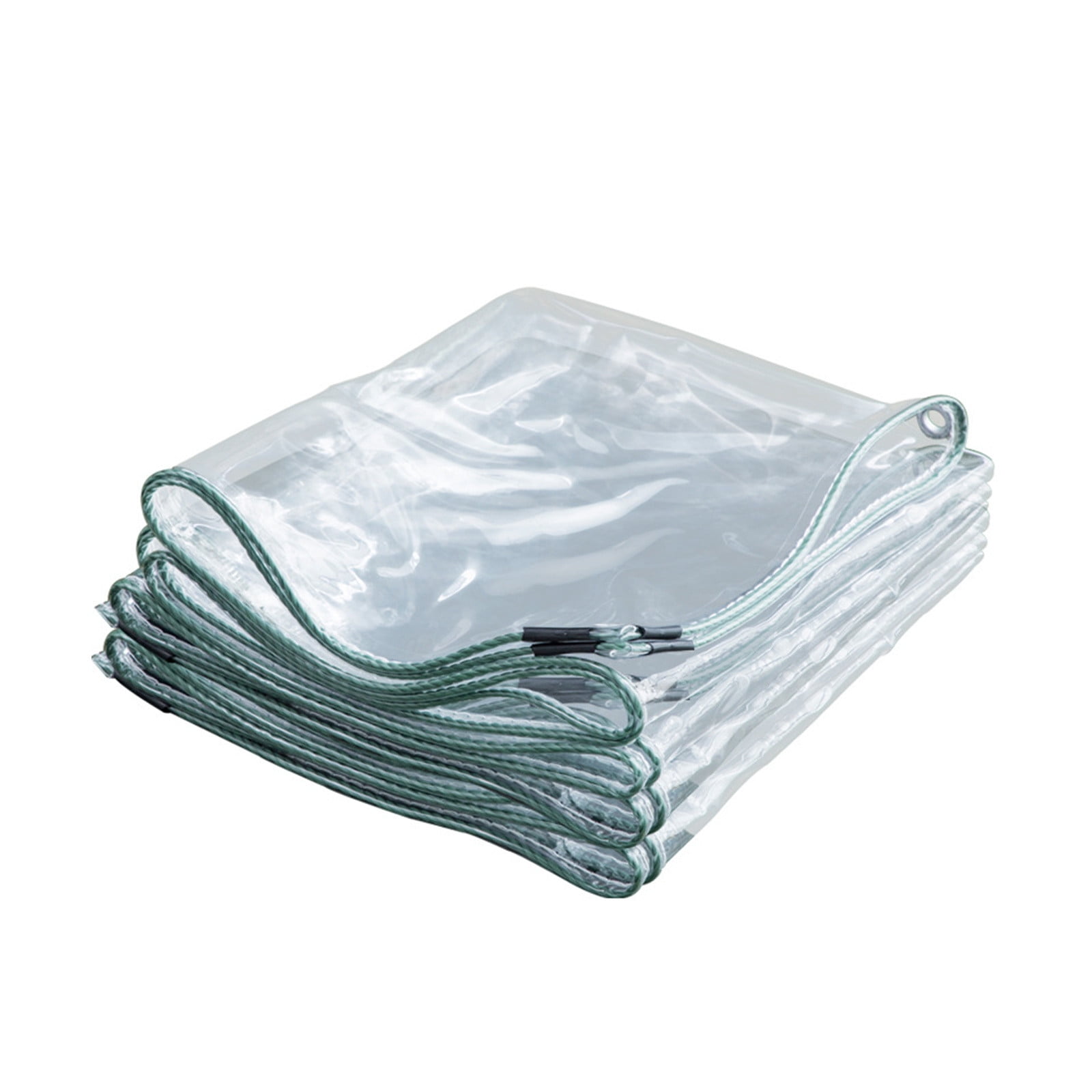 Yatlte Waterproof Clear Vinyl Tarps with Grommets Outdoor Clear ...