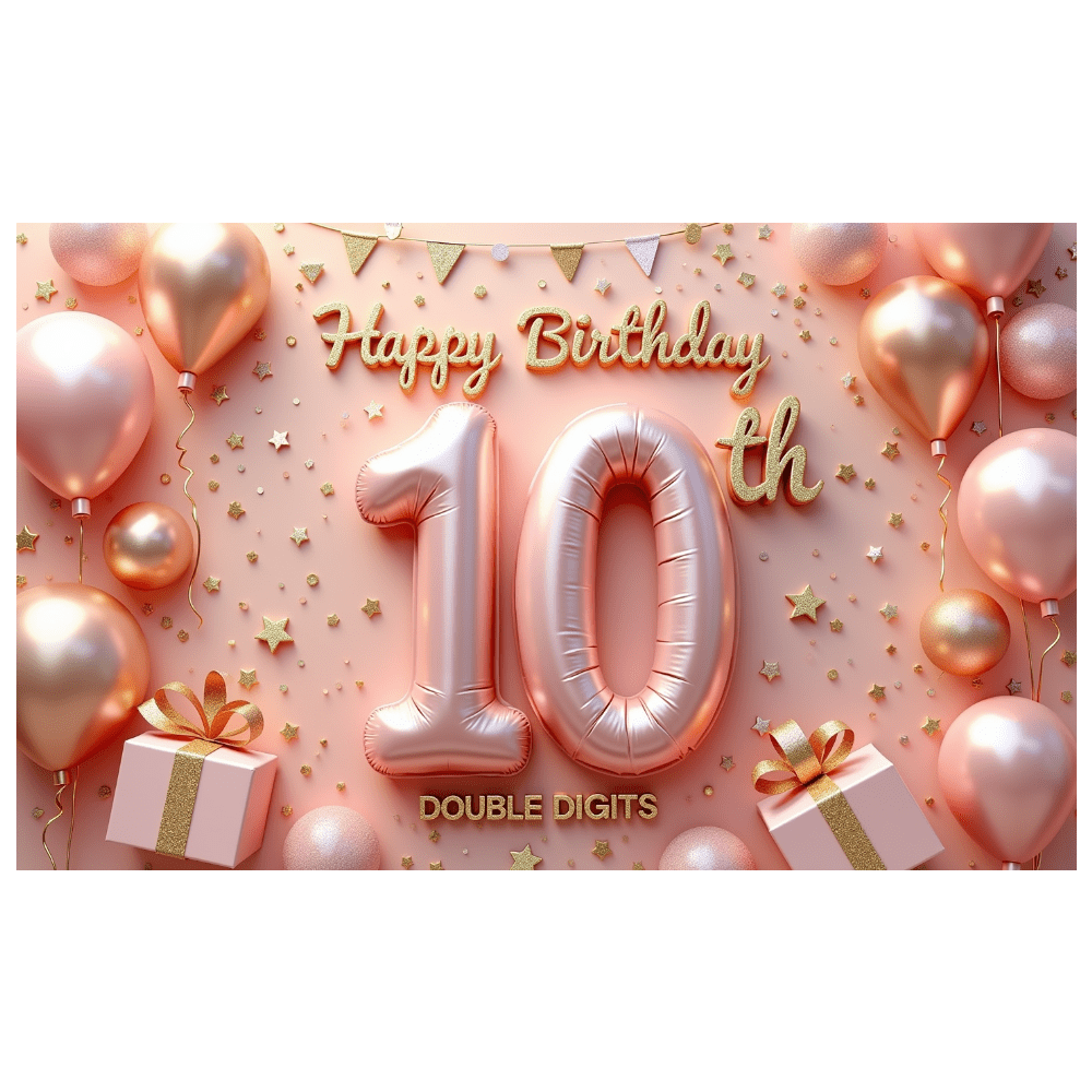 Yatrandify Balloon Decoration Happy Birthday Banner Glitter Design ...