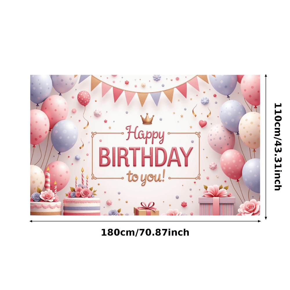 Yatrandify Colorful Design Birthday Banner Decorative Bunting Party ...