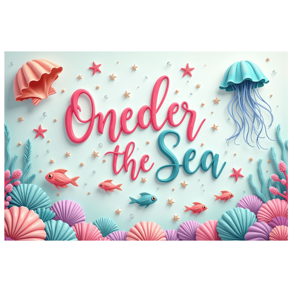 Yatrandify Colorful Design Happy Birthday Ocean Theme Banner for Kids ...