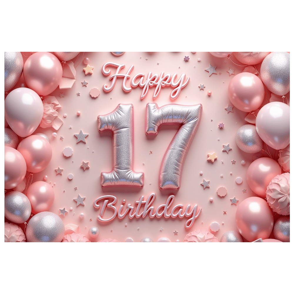 Yatrandify Decorative Balloons Happy Birthday Banner Glittering Number ...