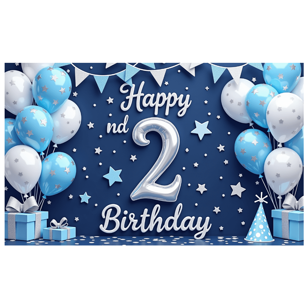 Yatrandify Decorative Design Happy Birthday Banner Balloon Decoration ...
