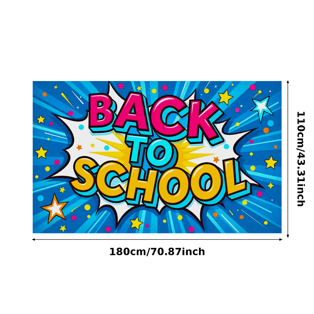 Yatrandify Vibrant Comic Style Back to School Banner Background ...
