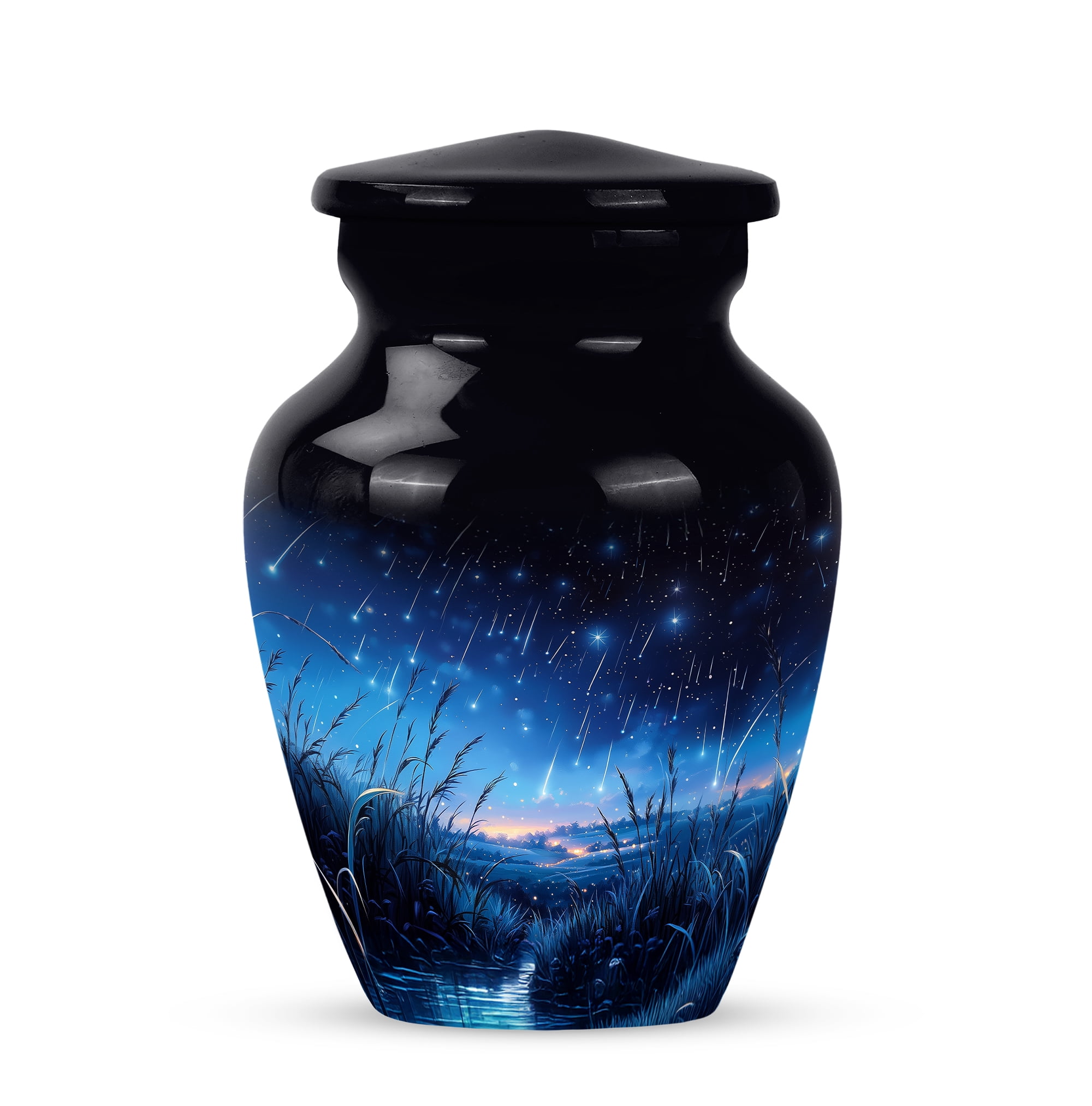 Yatskia Blue Shooting Star Memorial Urns for Human Ashes Adult Male ...