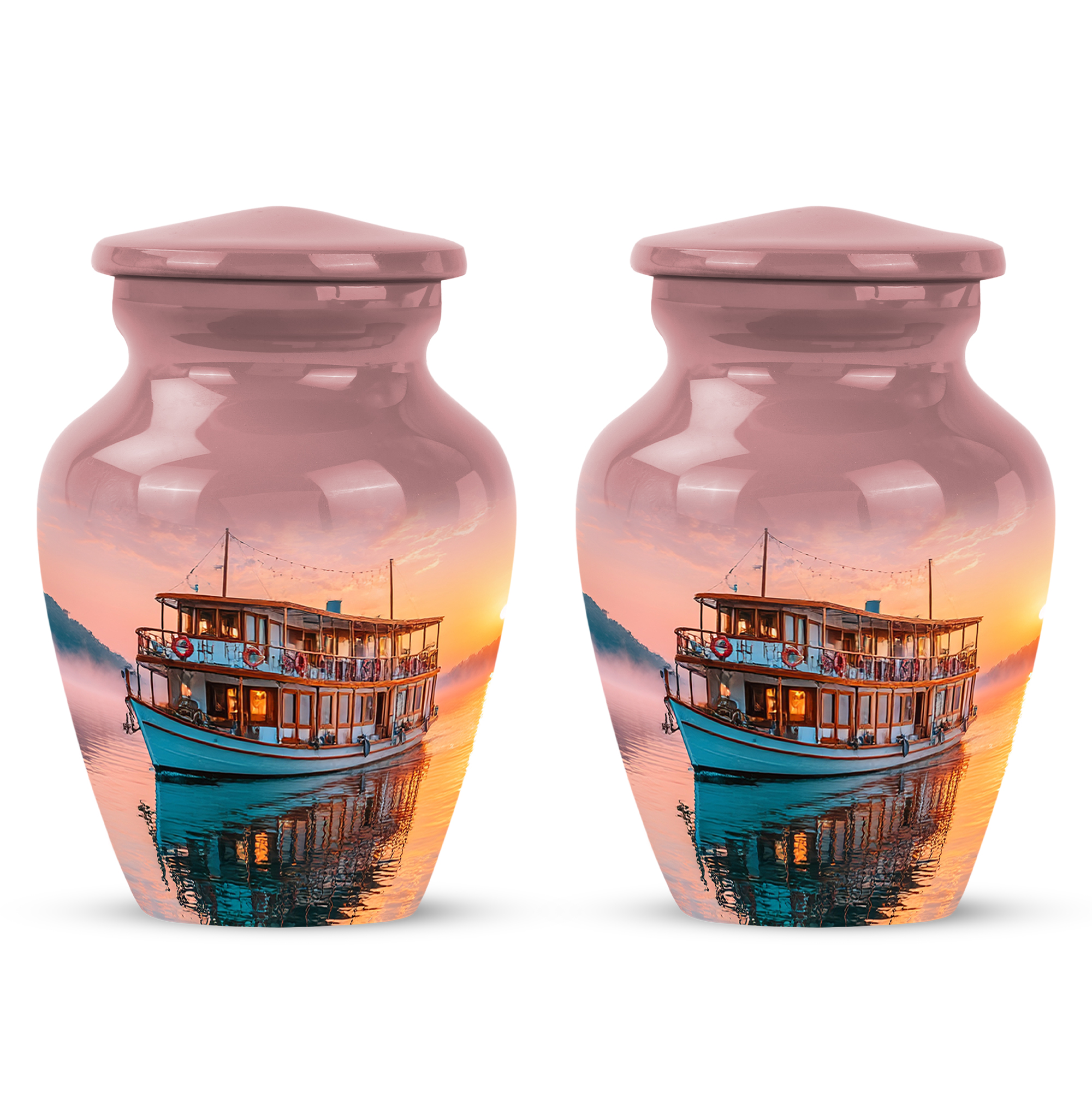 Yatskia Boat Mini Memorial Keepsake Urns for Human Ashes Adult Brother ...