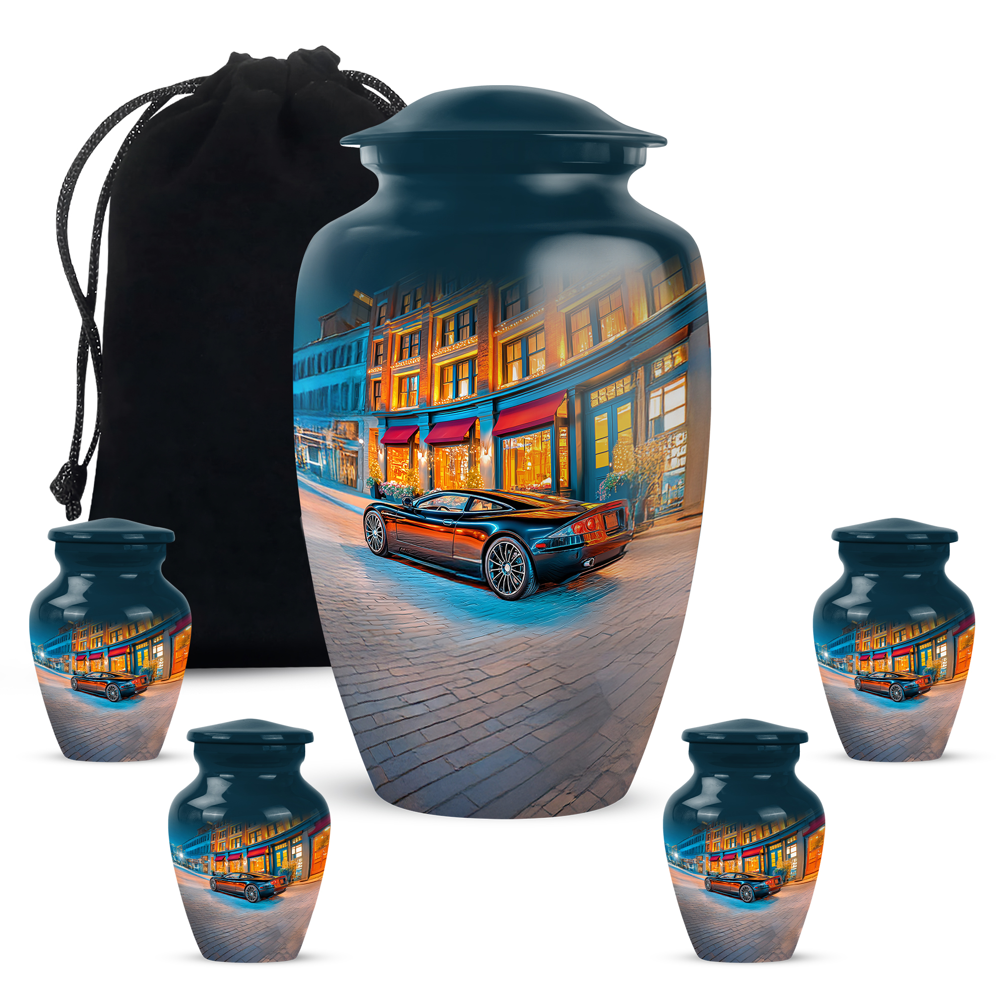 Yatskia Car Decorative Mini Funeral Keepsake Urn for Ashes Adult ...