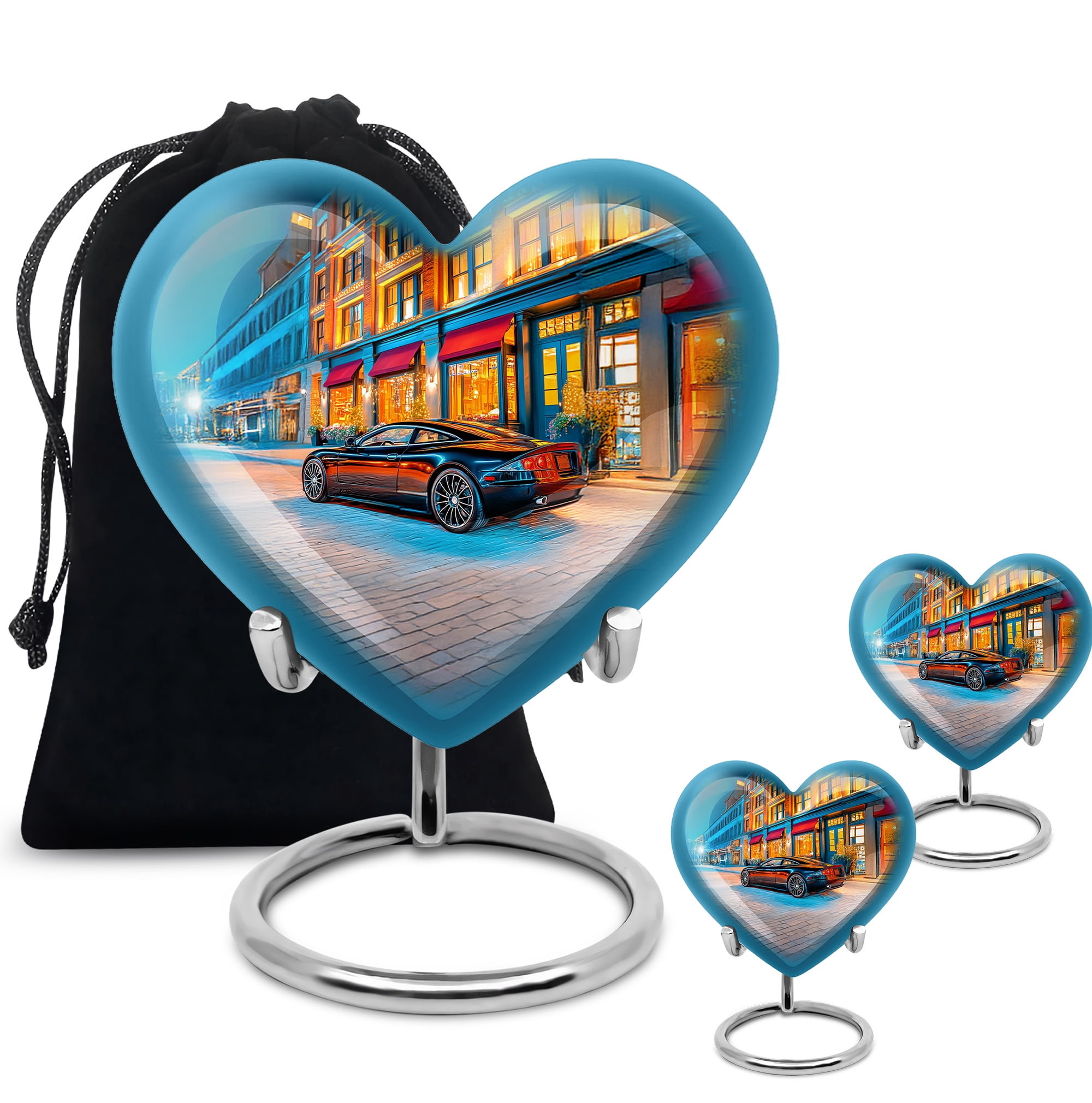 Yatskia Car Mini Memorial Keepsake Urns for Human Ashes Adult Mother ...