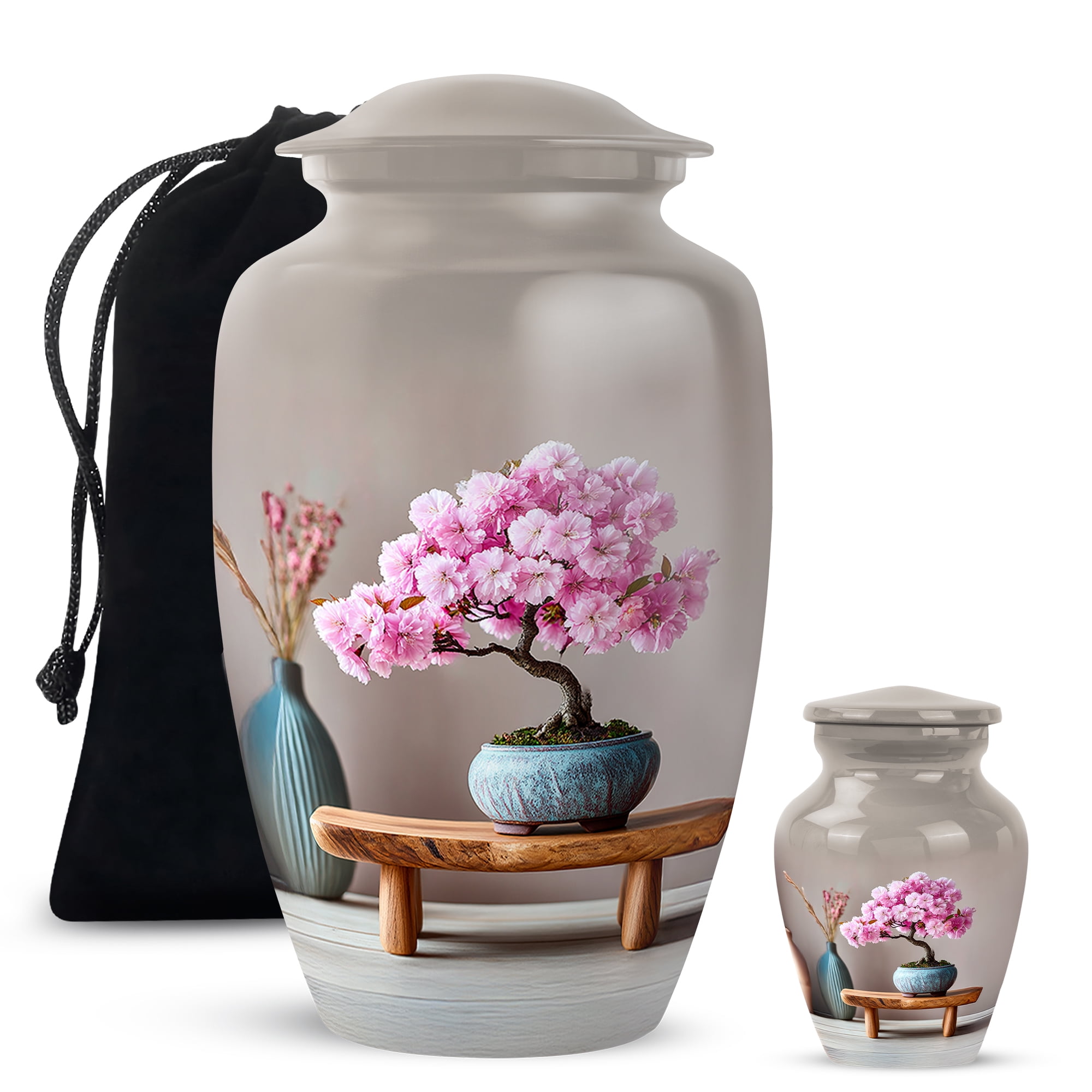 Yatskia Cherry Blossom Tree Mini Memorial Urns for Human Ashes Adult ...