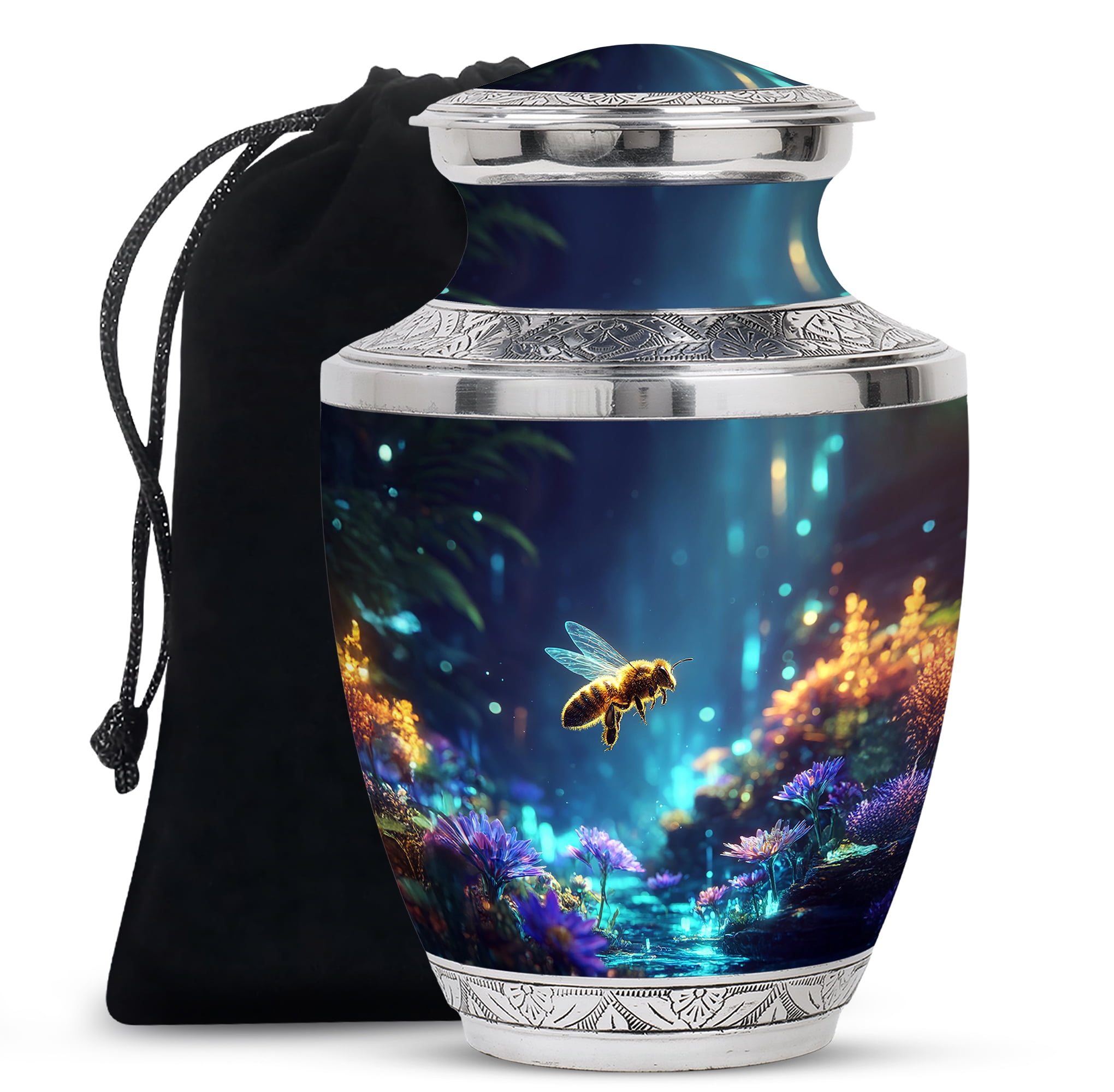 Yatskia Flying Bee at Blossoms Decorative Memorial Urns for Human Ashes ...