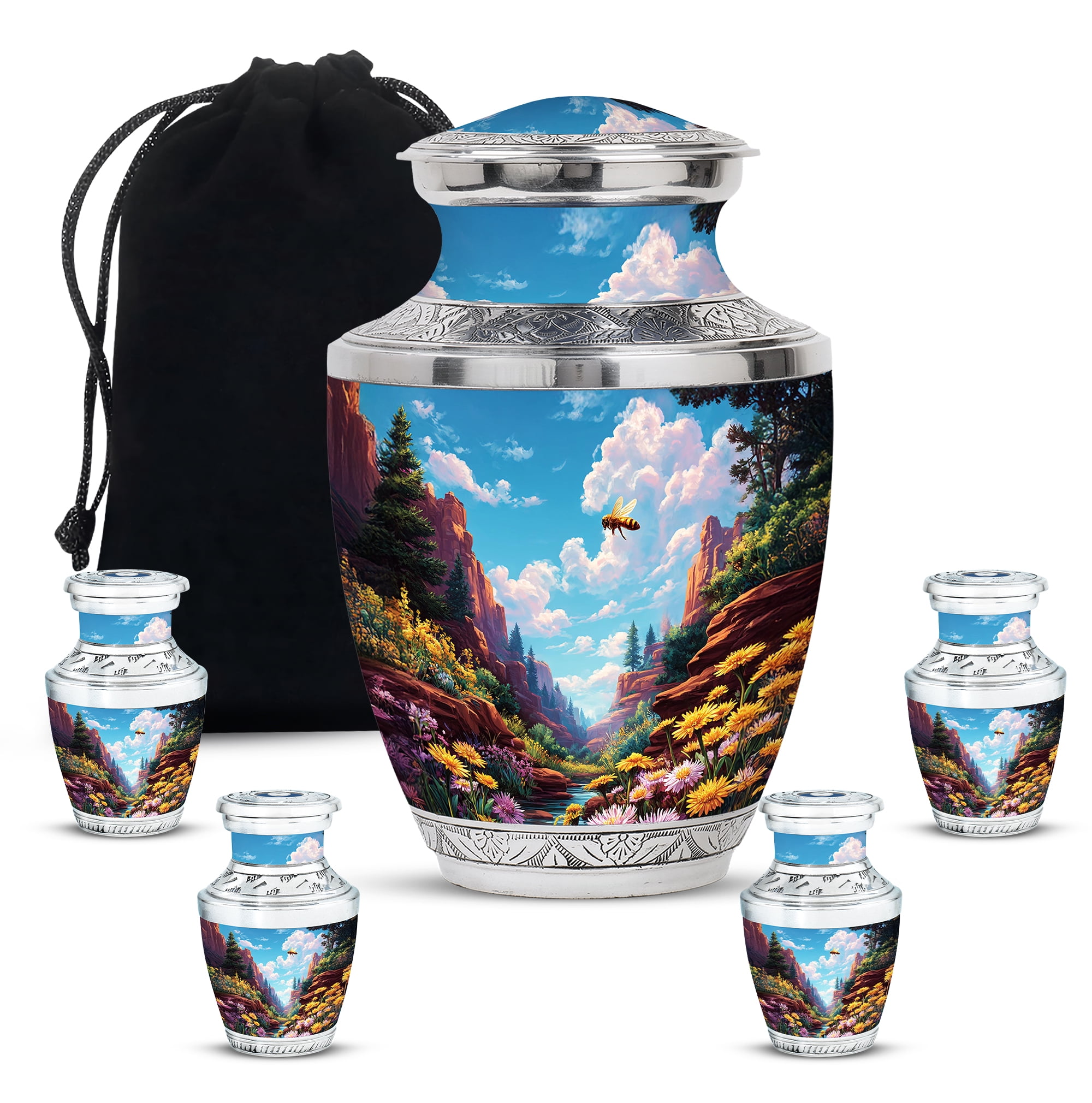 Yatskia Flying Bee at Blossoms Little Funeral Urns for Human Ashes ...