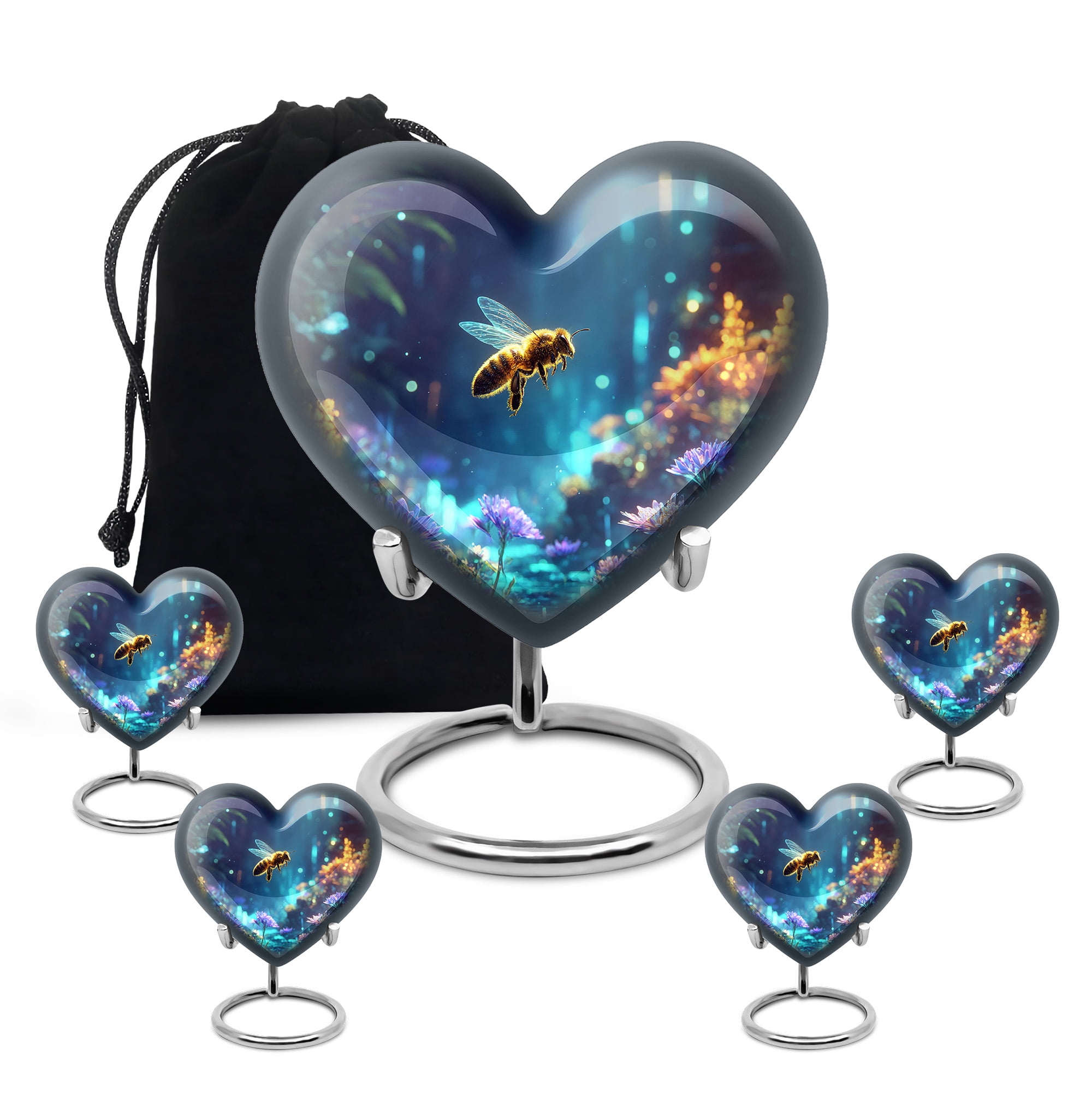 Yatskia Flying Bee at Blossoms Little Memorial Keepsake Urns for Human ...