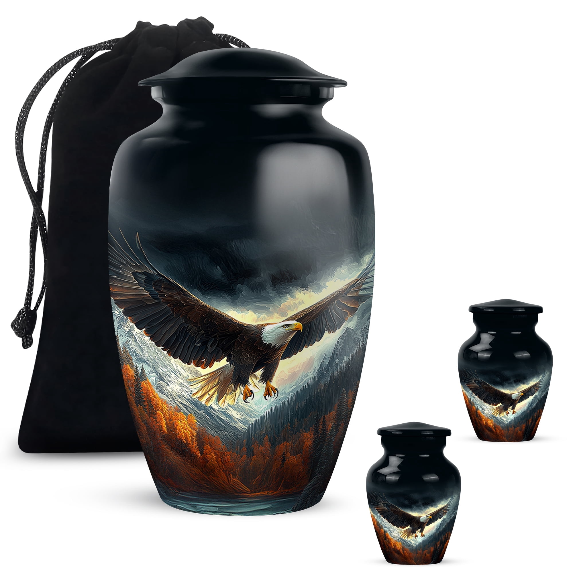 Yatskia Flying Eagle Cremation Urns For Human Ashes, Urns For Ashes ...