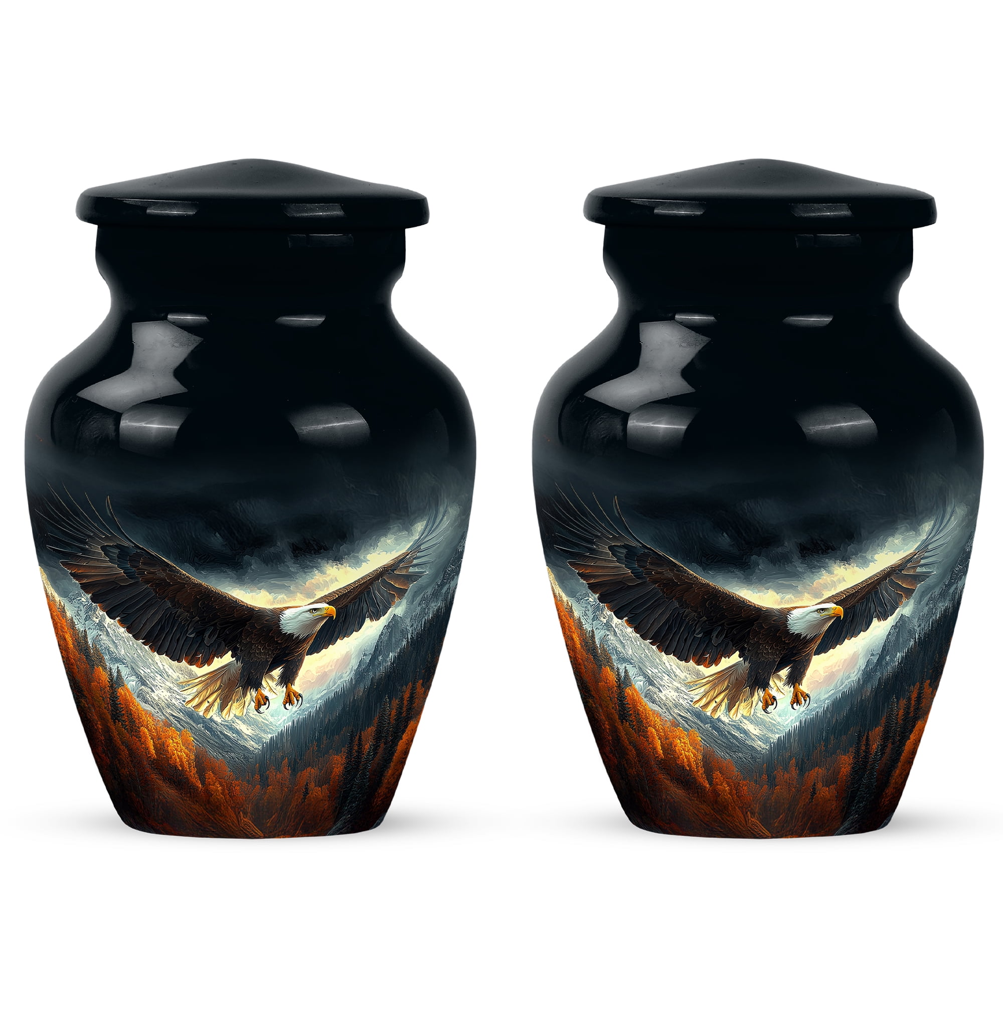 Yatskia Flying Eagle Mini Cremation Urns for Ashes Adult Male, Little ...