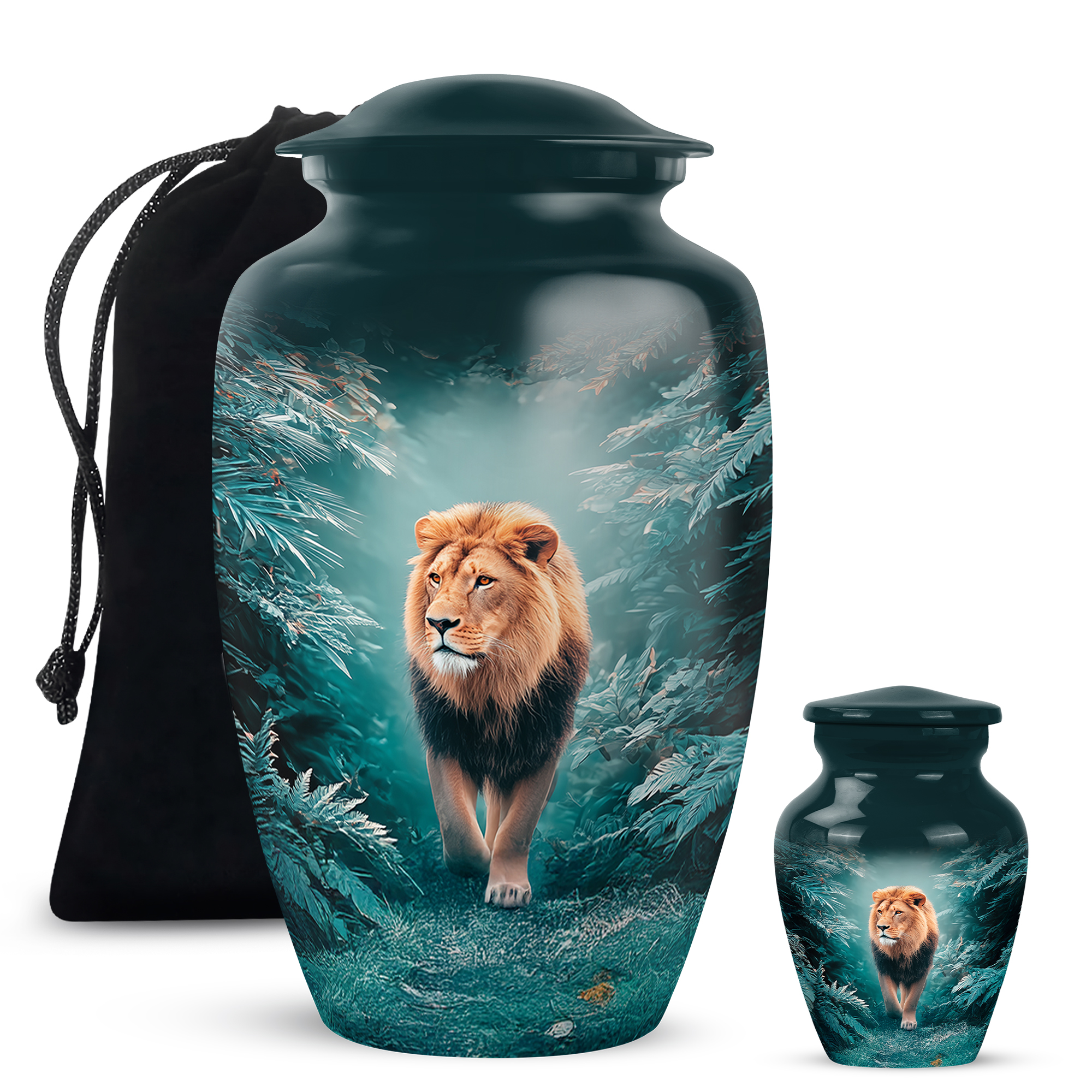 Yatskia Forest Lion Large Funeral Urns for Human Ashes Adult Mother and ...