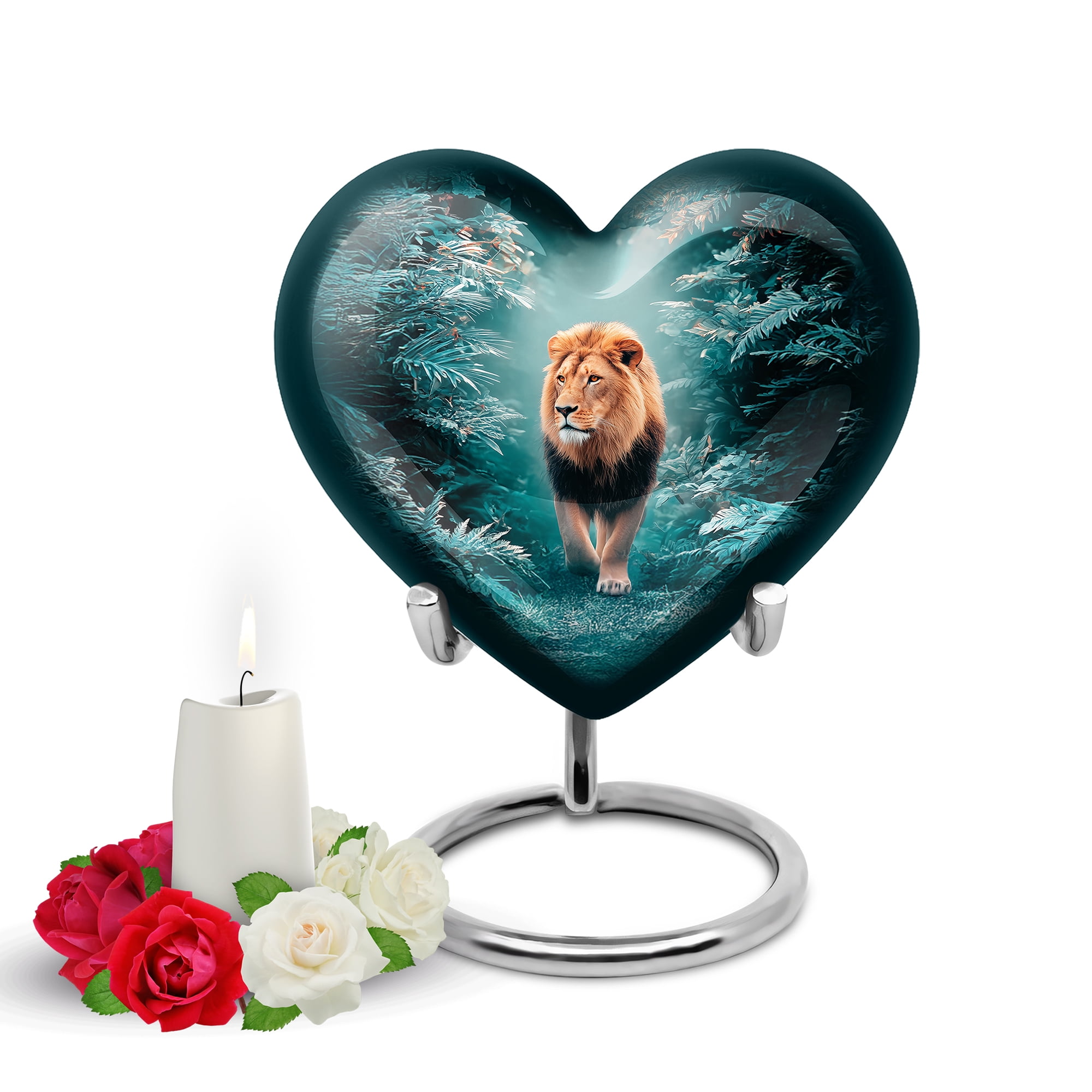 Yatskia Forest Lion Small Cremation Urns for Human Ashes Adult Mother ...