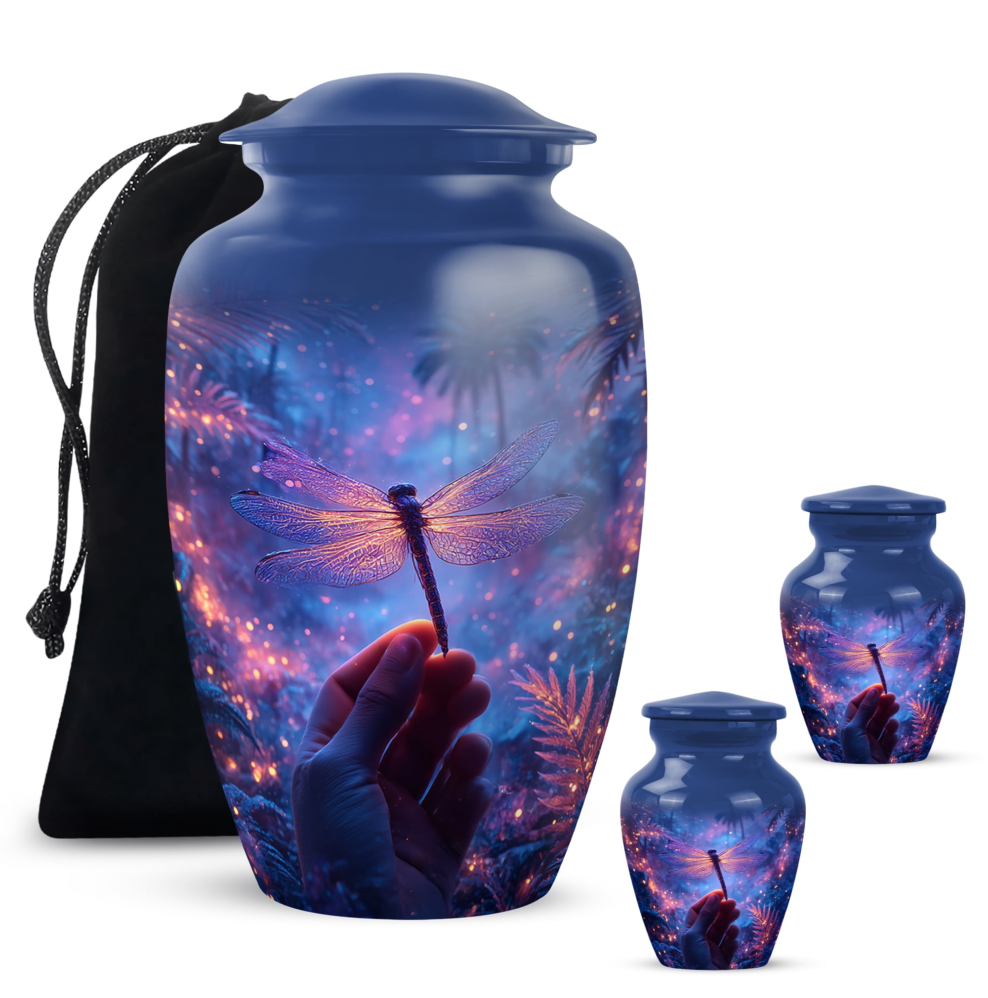 Yatskia Forest Wings Dragonfly Mini Memorial Keepsake Urn for Ashes ...