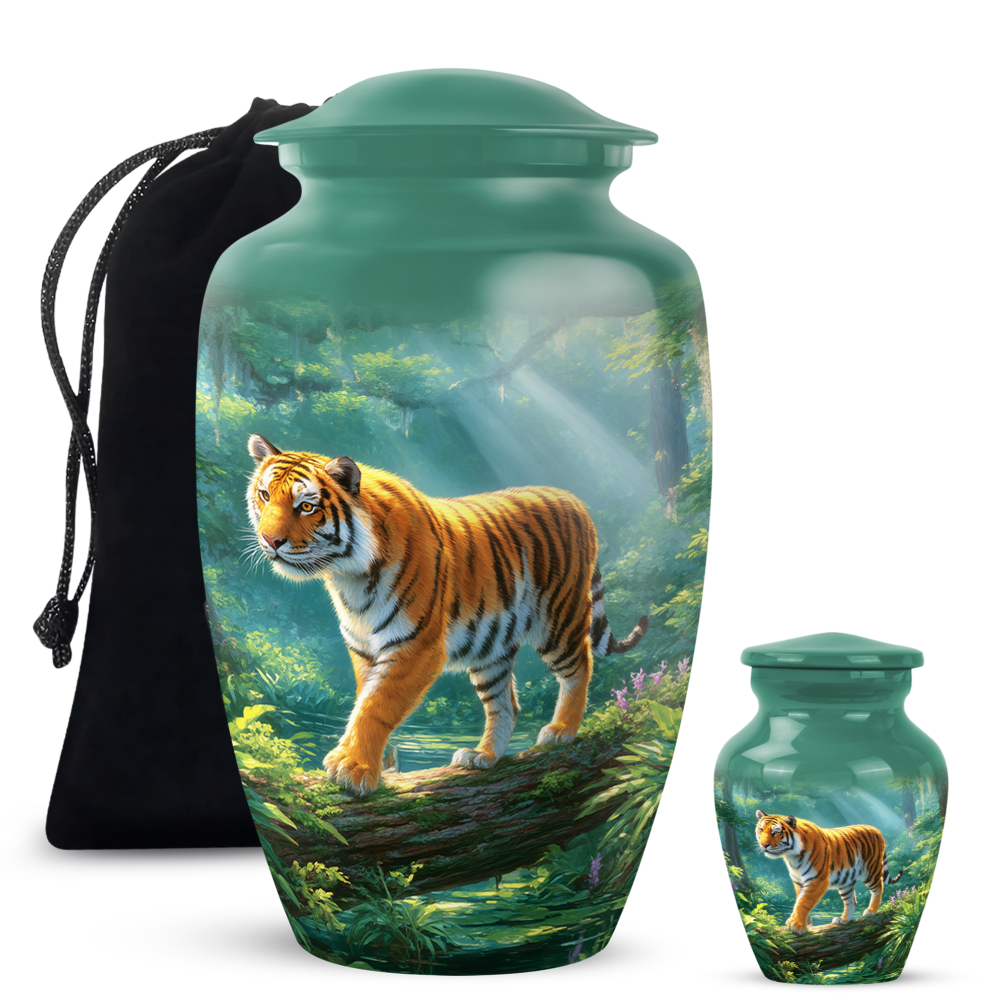 Yatskia Jungle Tiger at Spring Little Keepsake Urns for Human Ashes ...