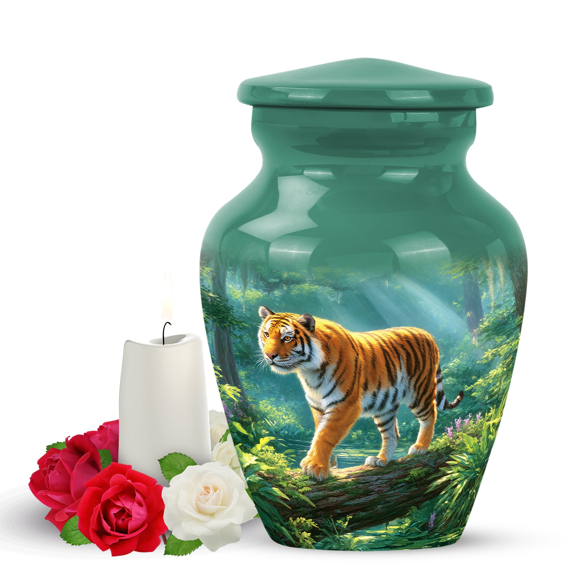 Yatskia Jungle Tiger at Spring Mini Funeral Urns for Human Ashes Adult ...