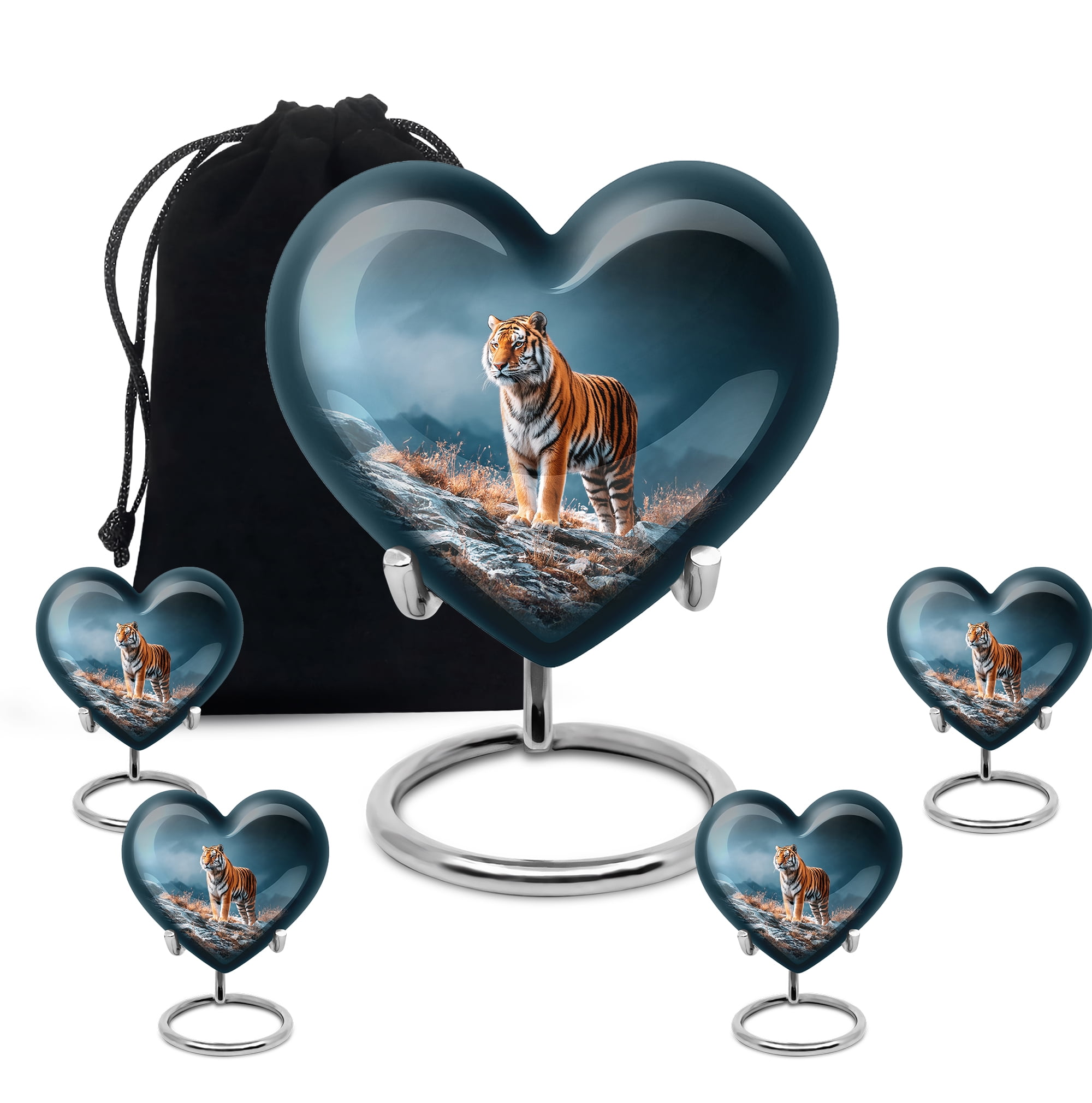 Yatskia Mountain Tiger Decorative Large Memorial Urns for Human Ashes ...