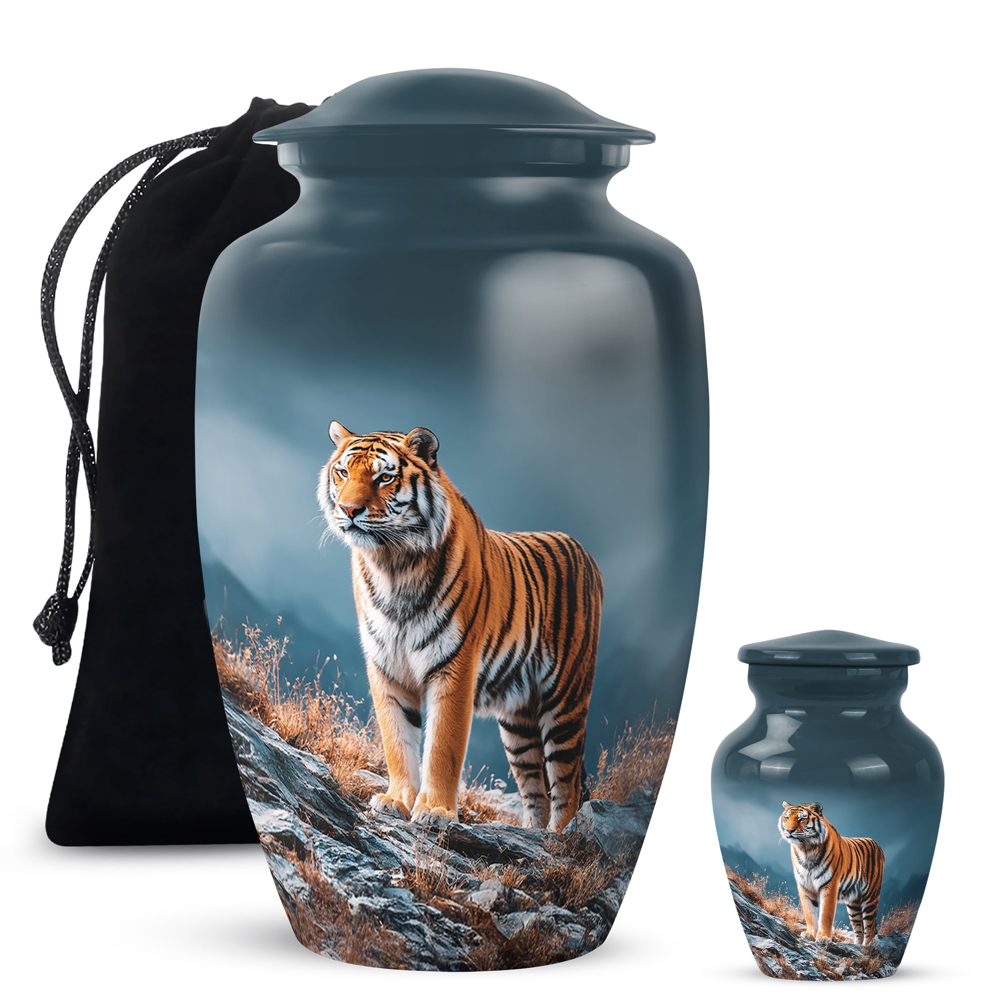 Yatskia Mountain Tiger Small Funeral Urns for Human Ashes Adult Mom and ...
