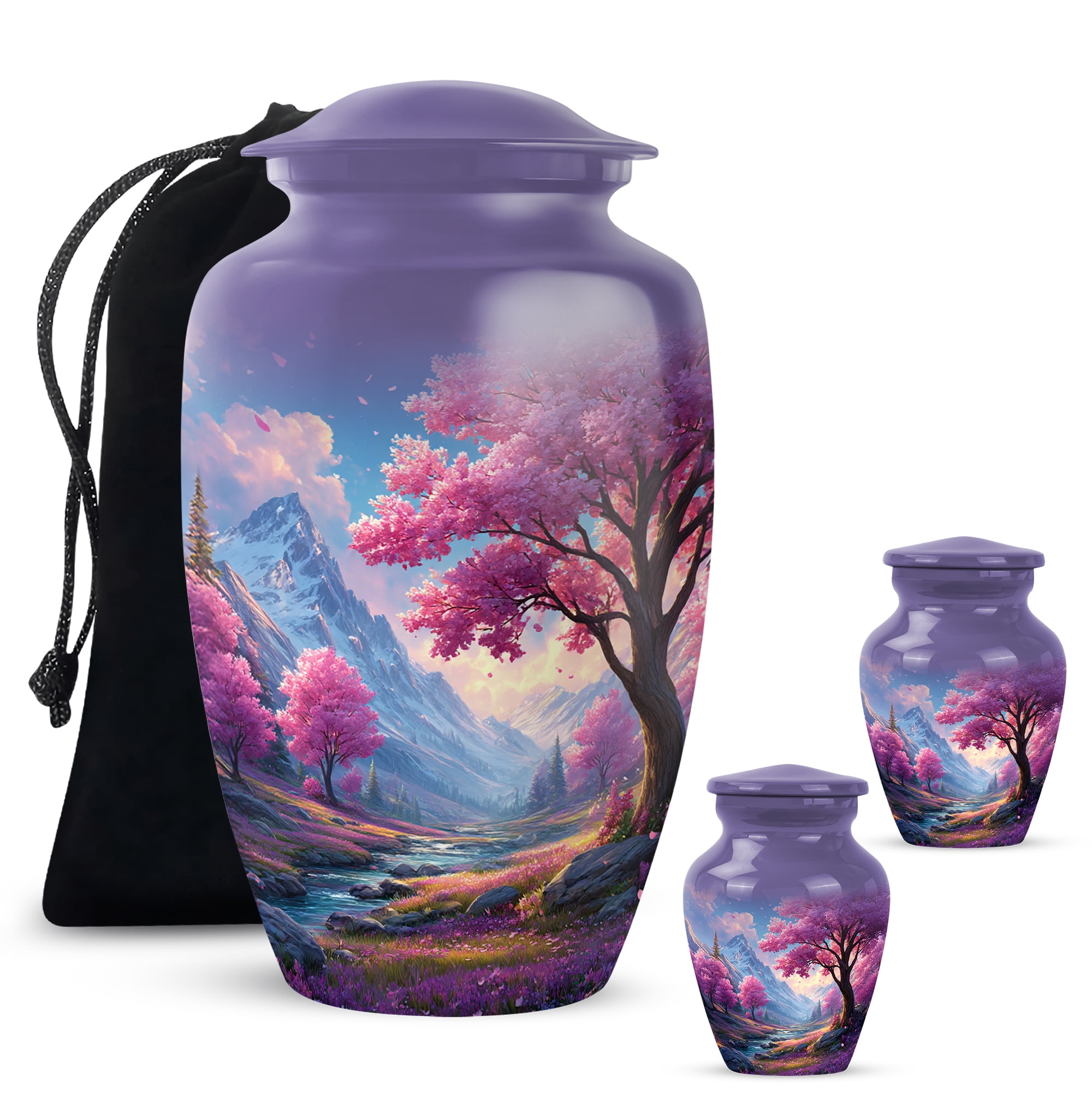 Yatskia Mountains at Spring Mini Cremation Keepsake Urns for Human ...