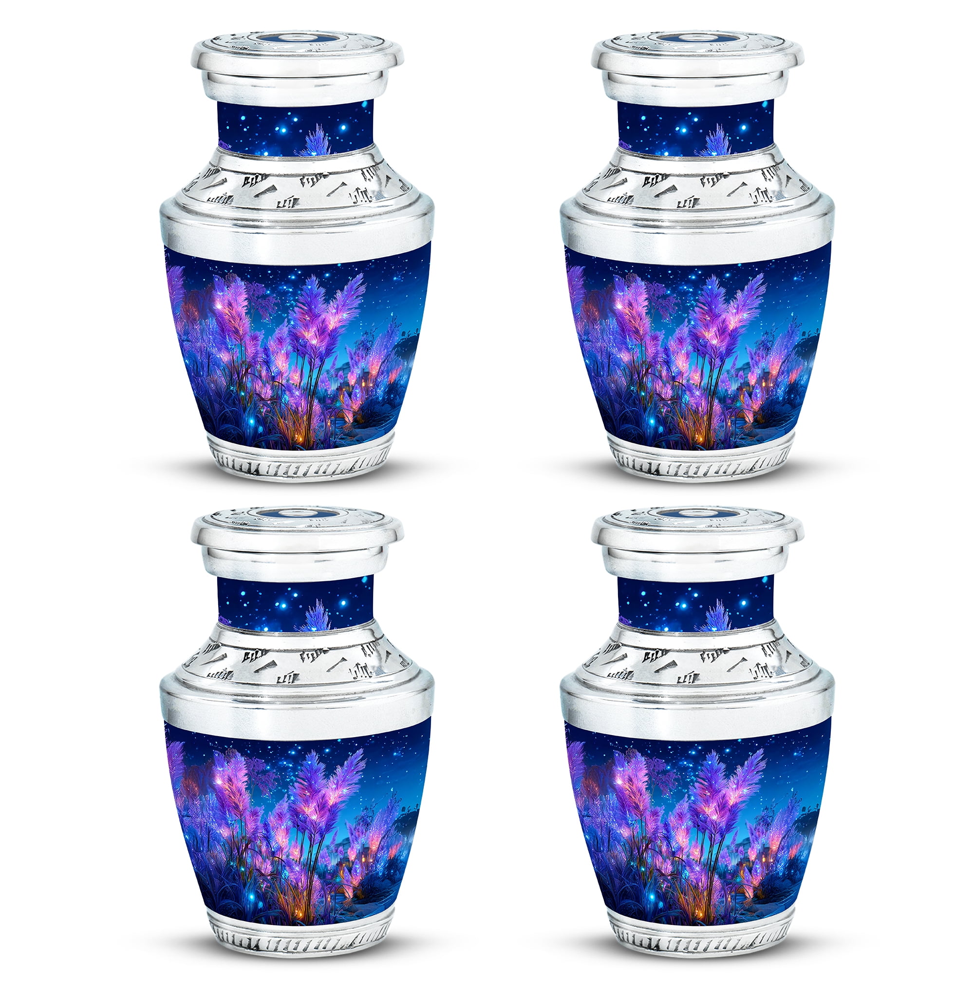 Yatskia Purple Lavender Grass Mini Keepsake Urns for Human Ashes Adult ...