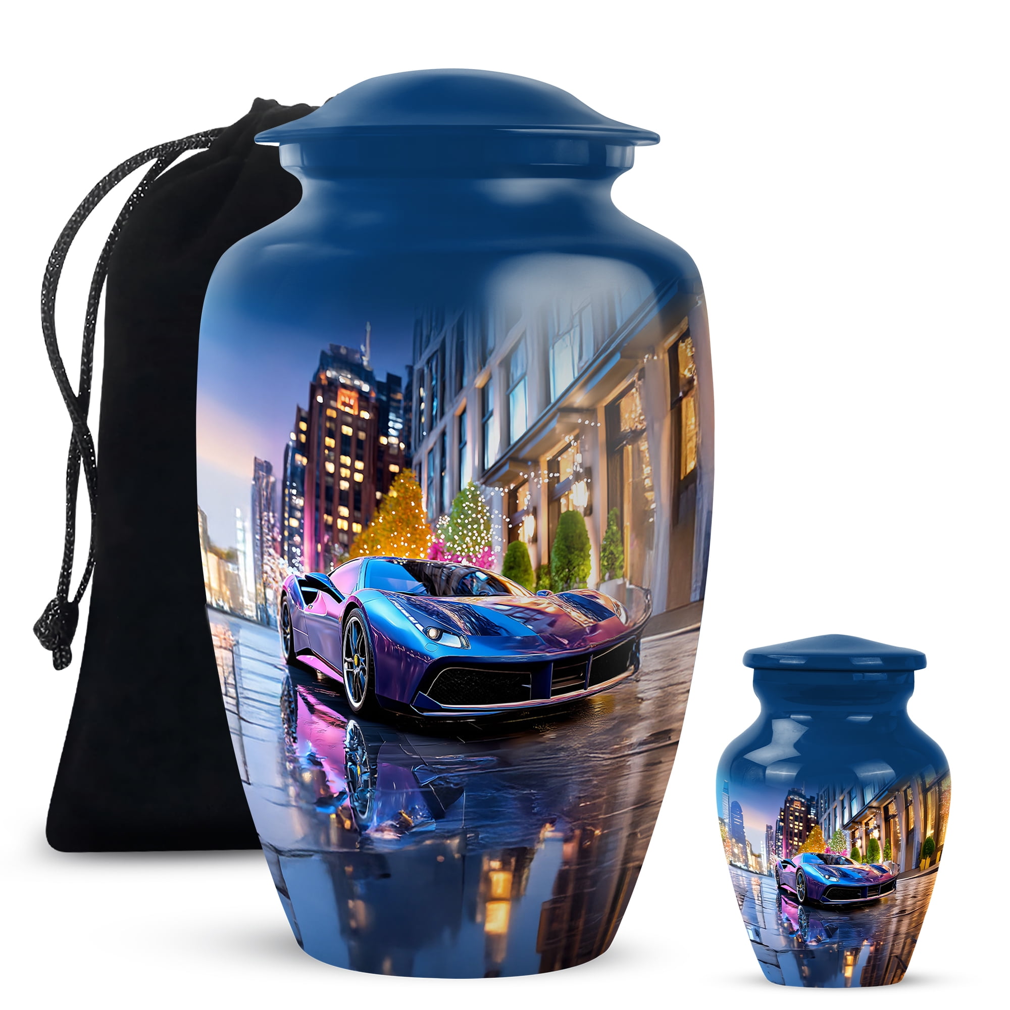 Yatskia Racing Car Large Cremation Urns for Human Ashes Adult Male and ...