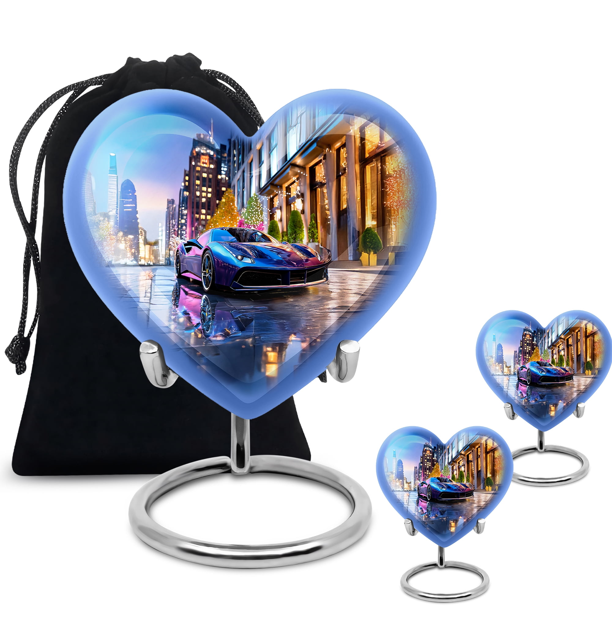 Yatskia Racing Car Large Memorial Urns for Human Ashes Adult Mom and ...