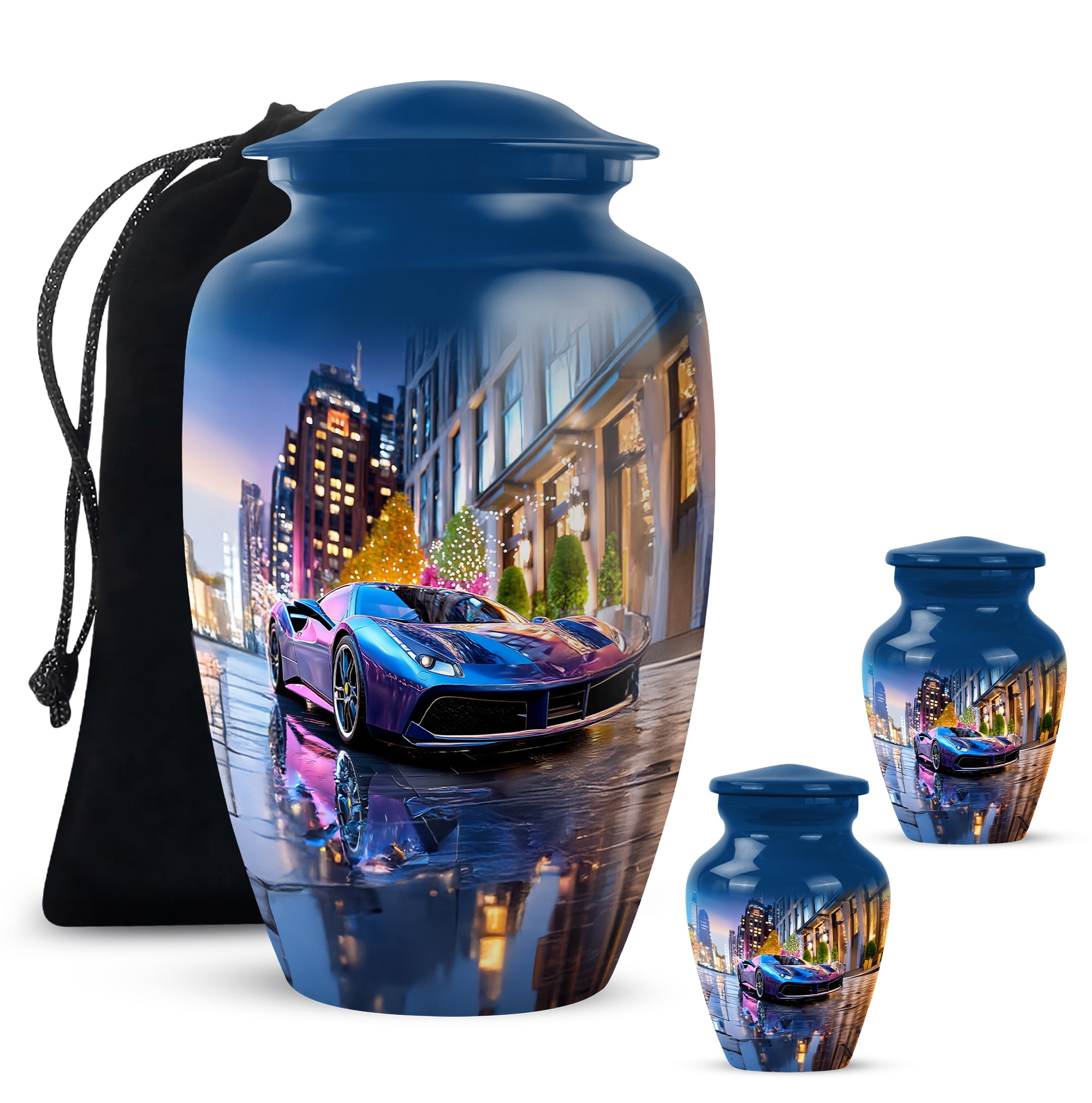 Yatskia Racing Car Mini Funeral Keepsake Urns for Human Ashes Adult ...