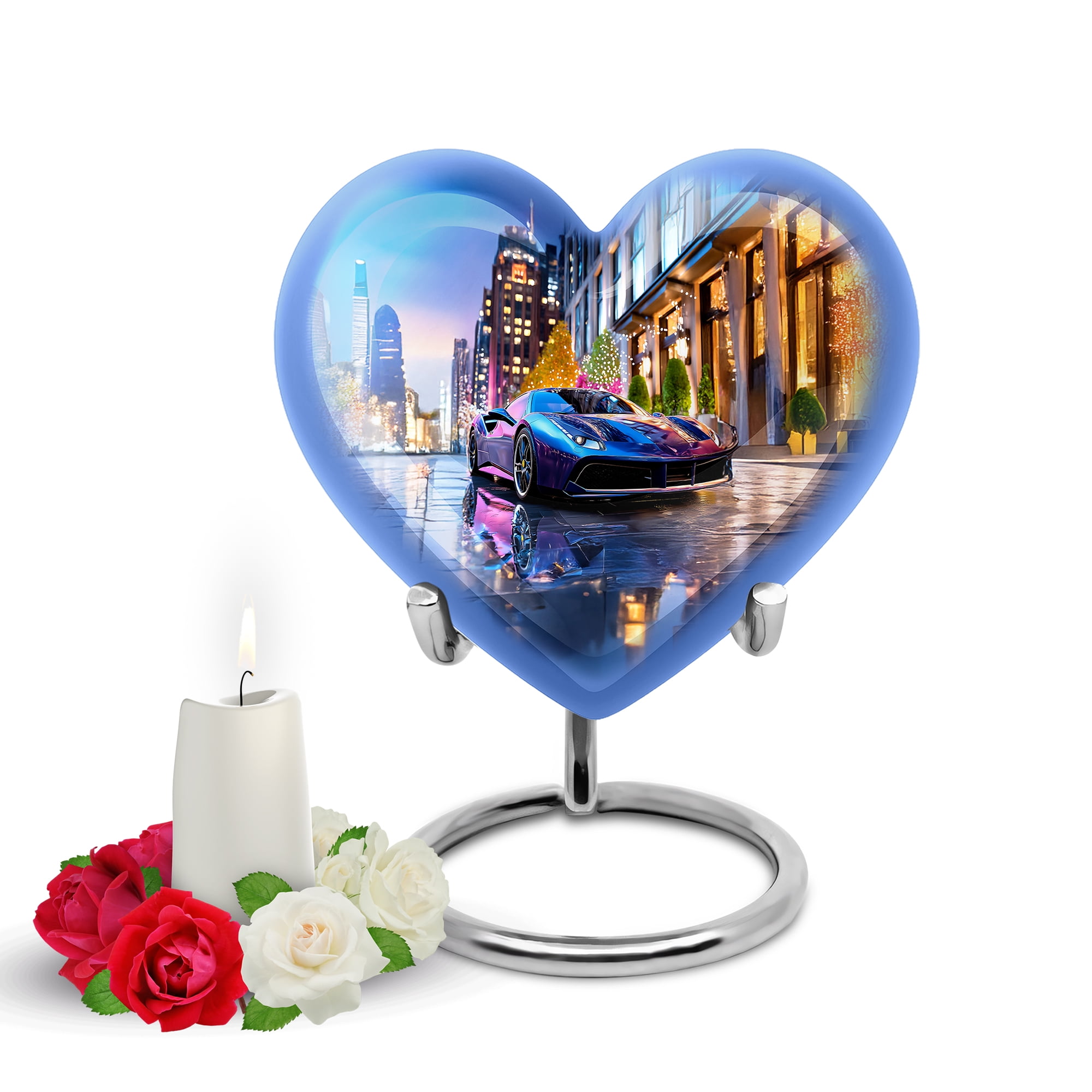 Yatskia Racing Car Small Cremation Urns for Human Ashes Adult Male and ...