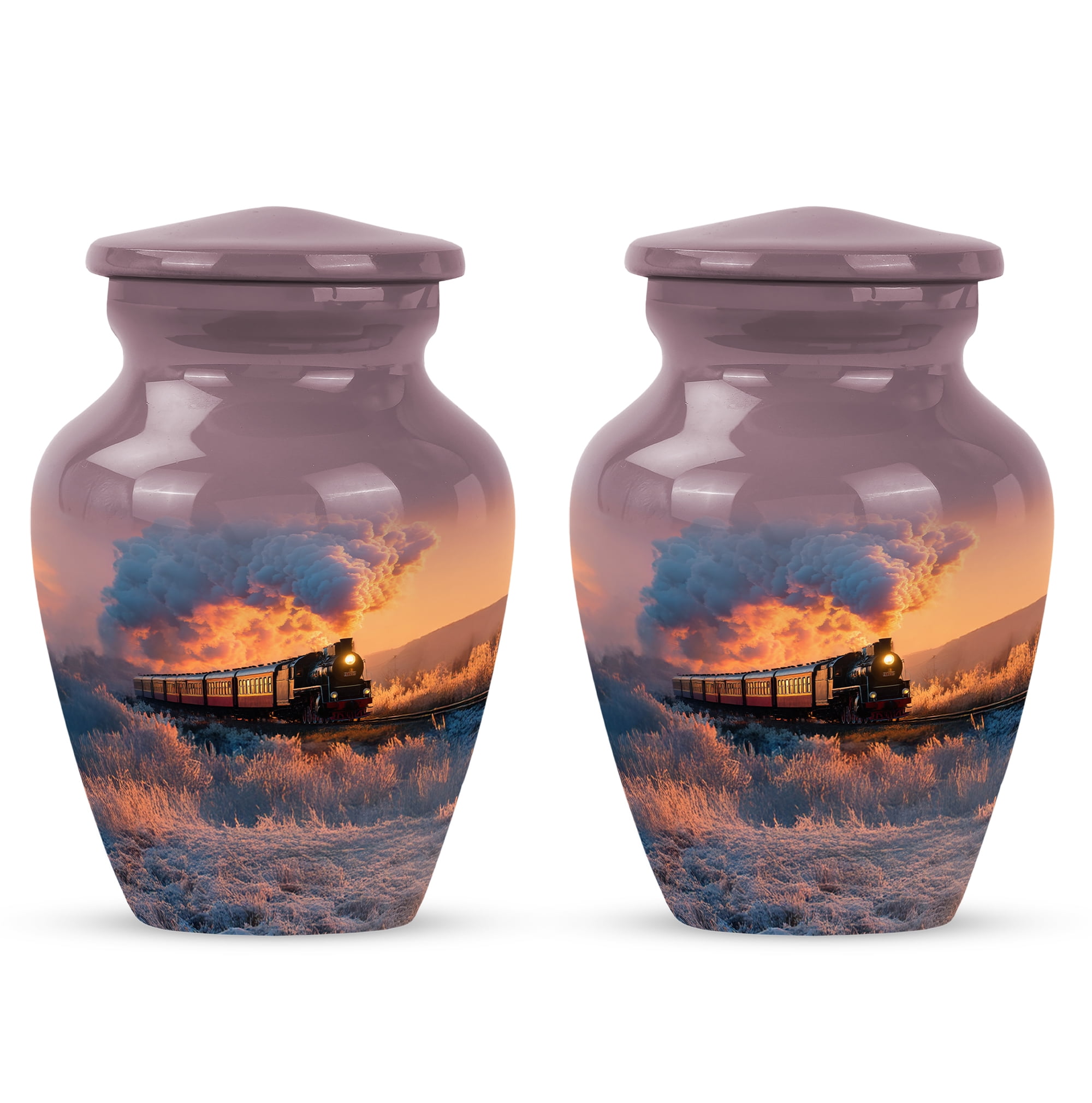Yatskia Train Little Funeral Keepsake Urn for Ashes Adult Brother and ...